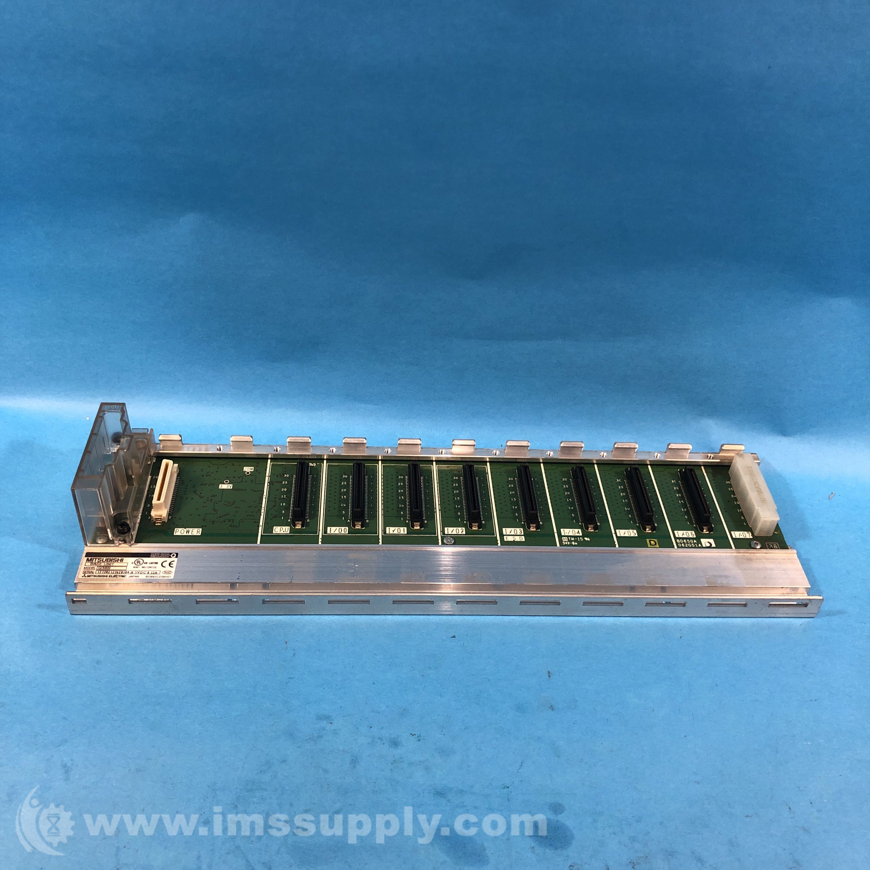 Mitsubishi Q38B PLC Rack Q Series Base Unit 8 Slot - IMS Supply