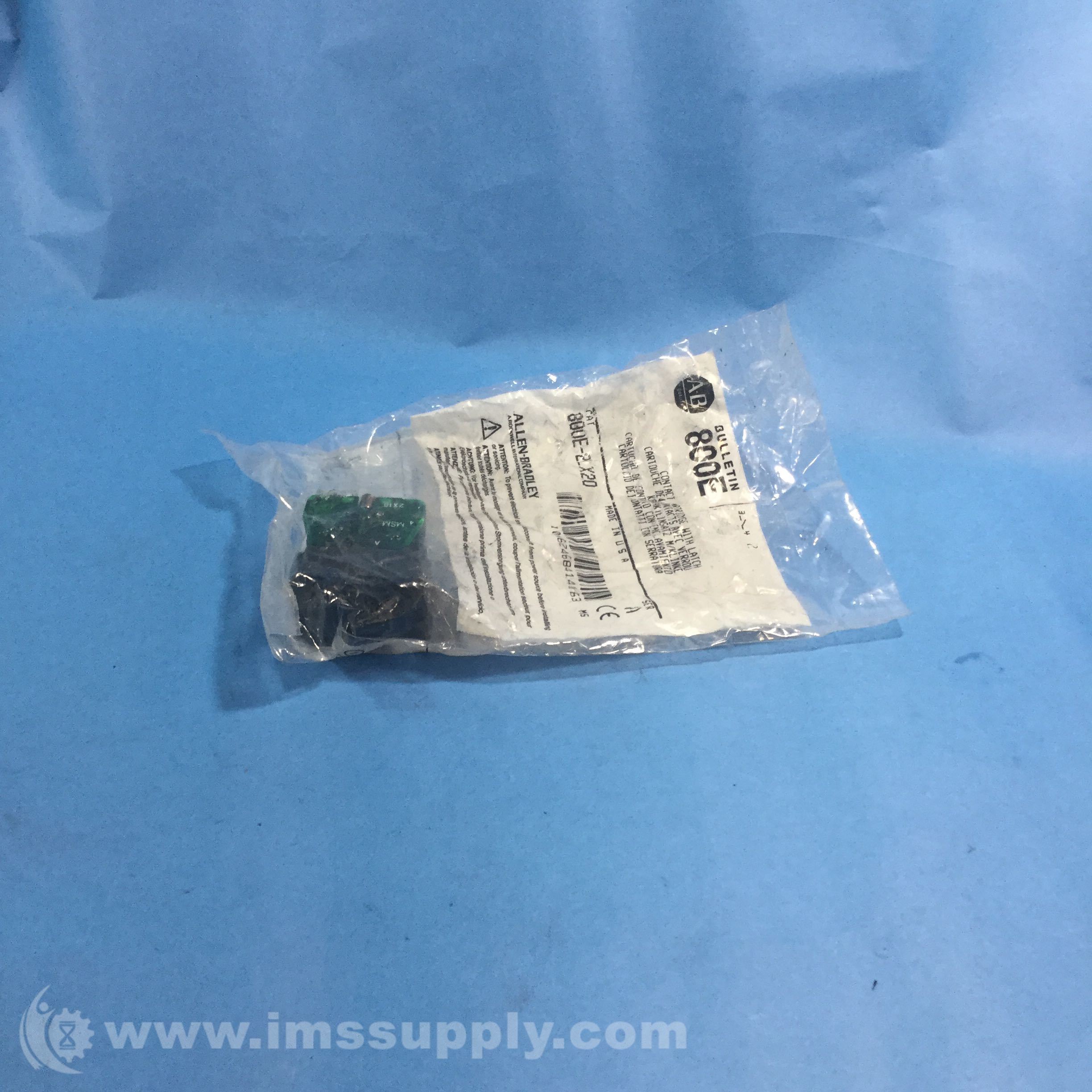 Allen Bradley 800E-2LX20 Pushbutton Latch, Contact Cartridge - IMS Supply