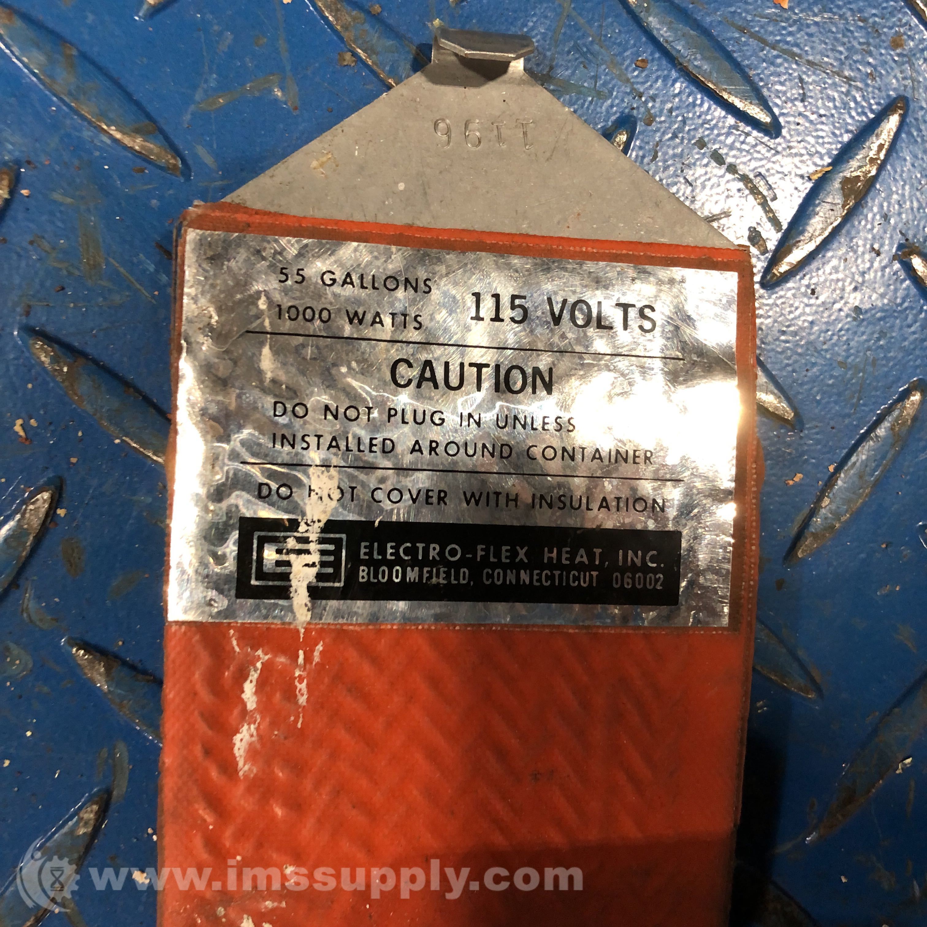 Electro-Flex Heat Drum Heater, 115 Volt, 55 Gals. 1000 Watts - IMS Supply