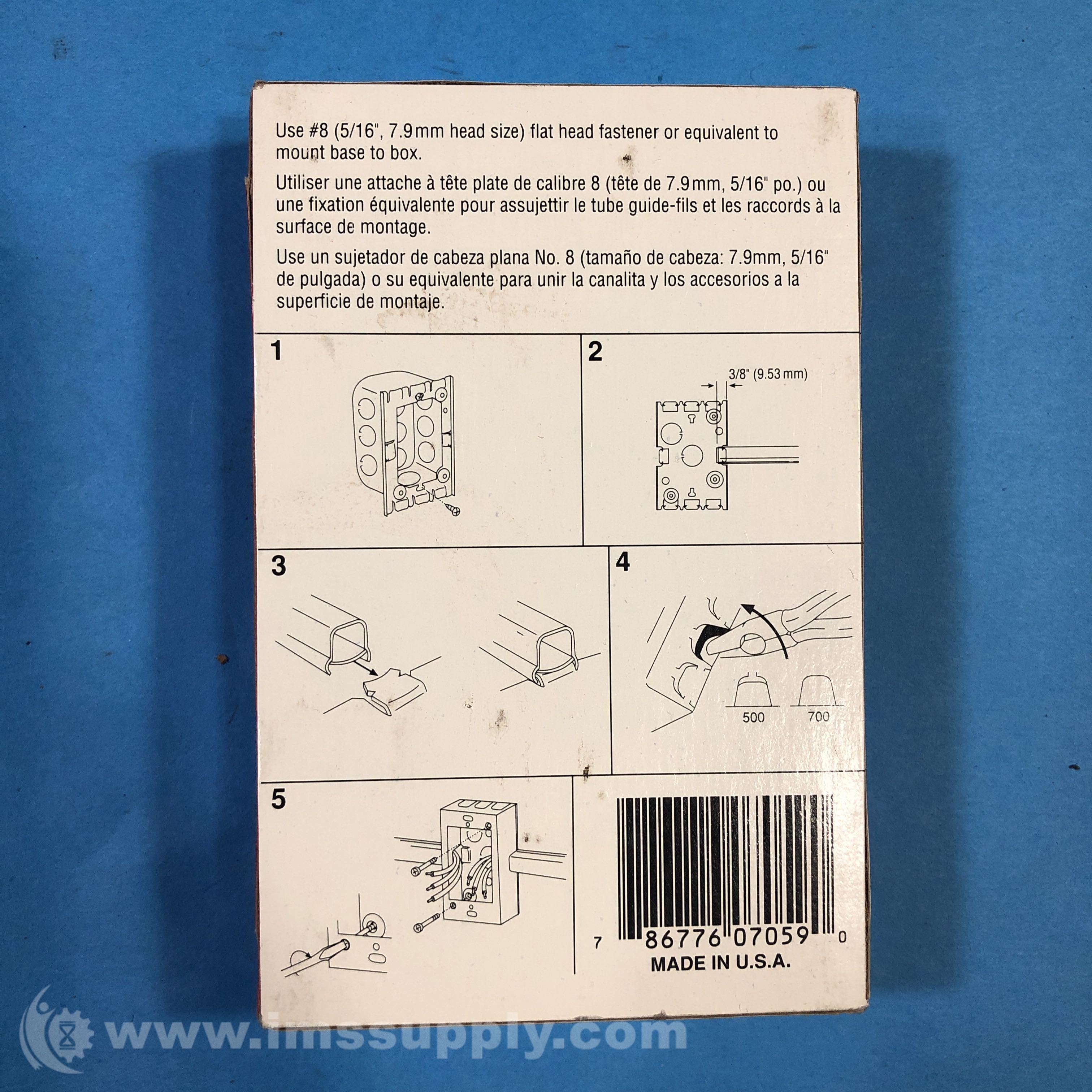 Wiremold V5751 Cable Trunking Accessory Steel Extension Adapter - IMS ...
