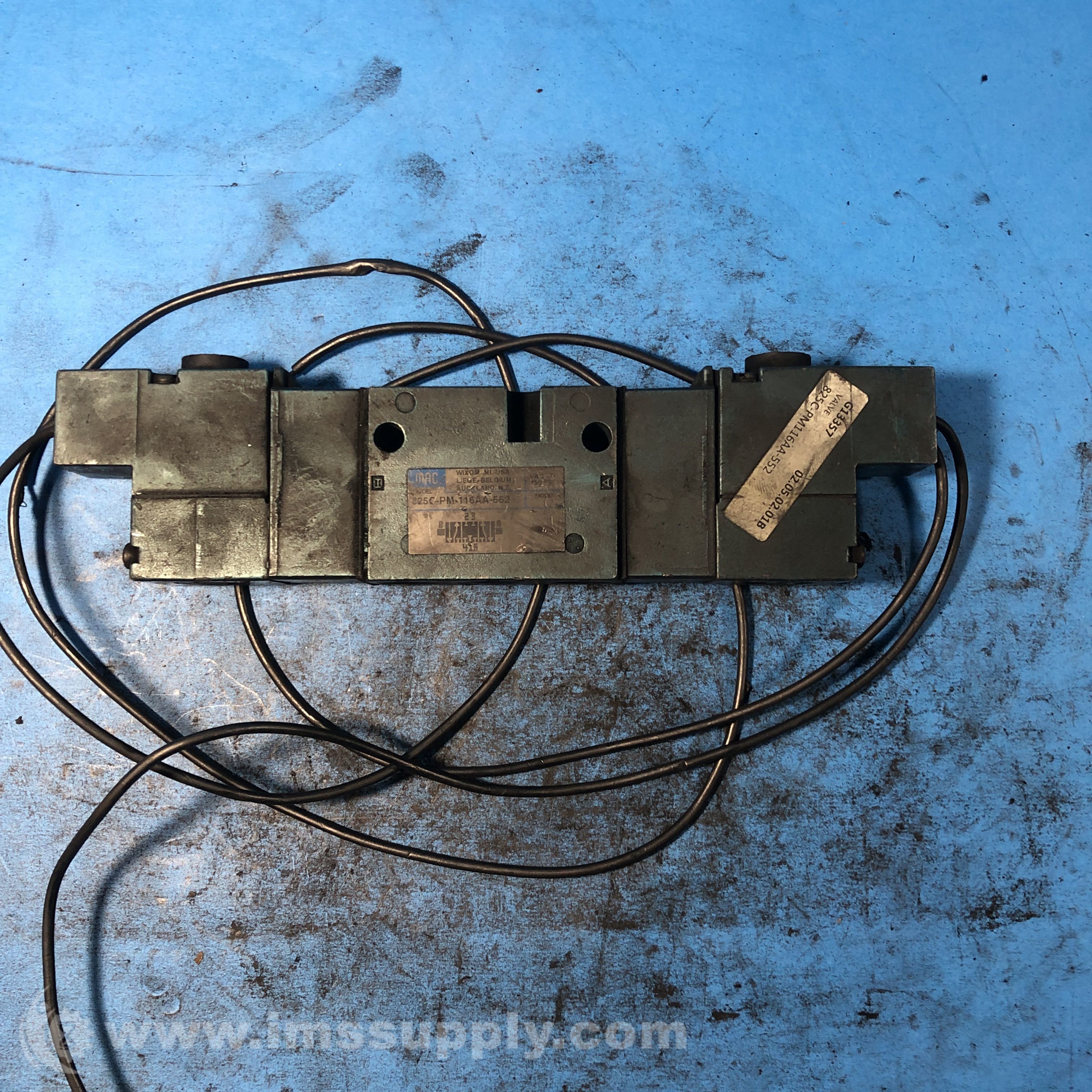 MAC Valves Inc 825C-PM116AA-552 Solenoid Valve - IMS Supply