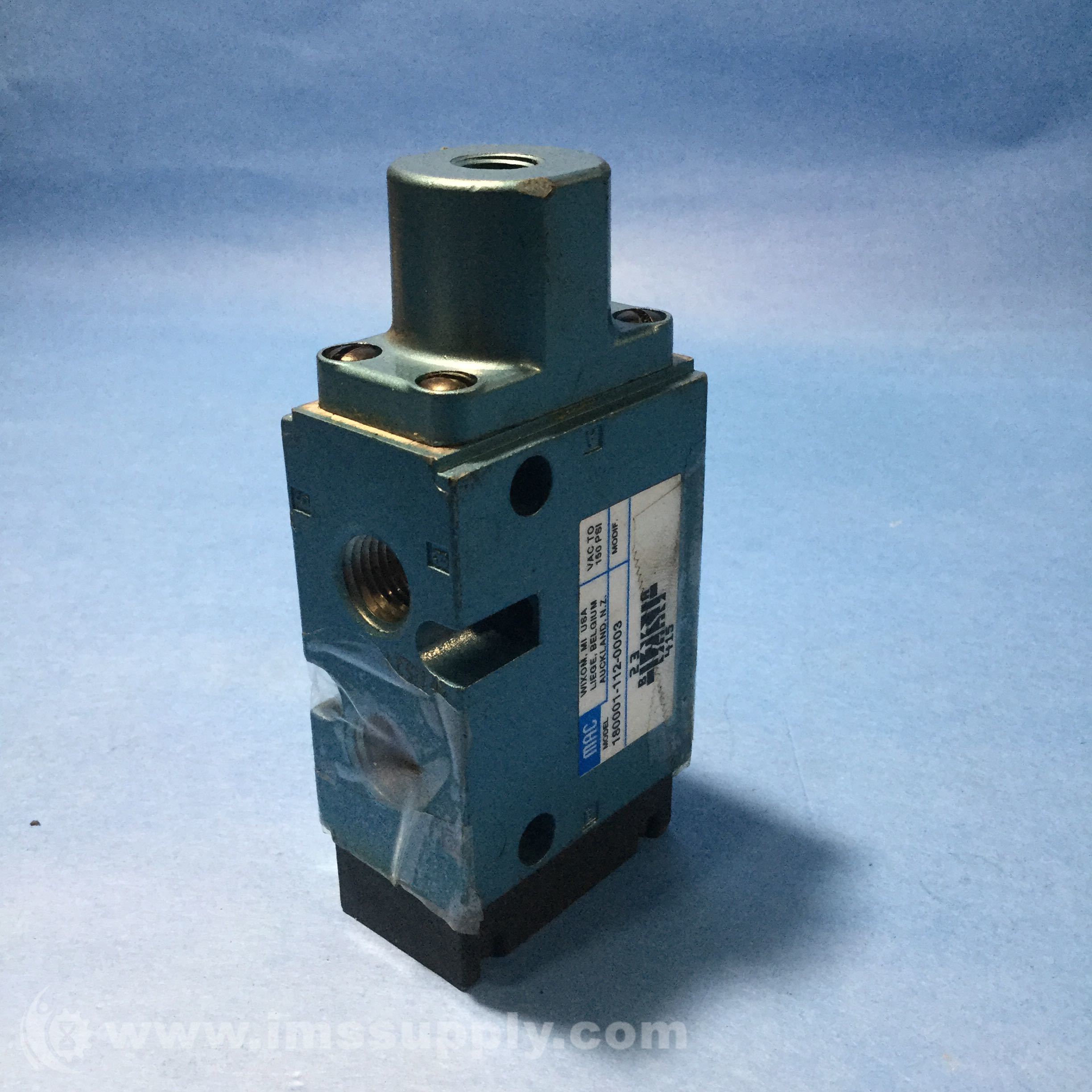 MAC 180001-112-0003 - IMS Supply