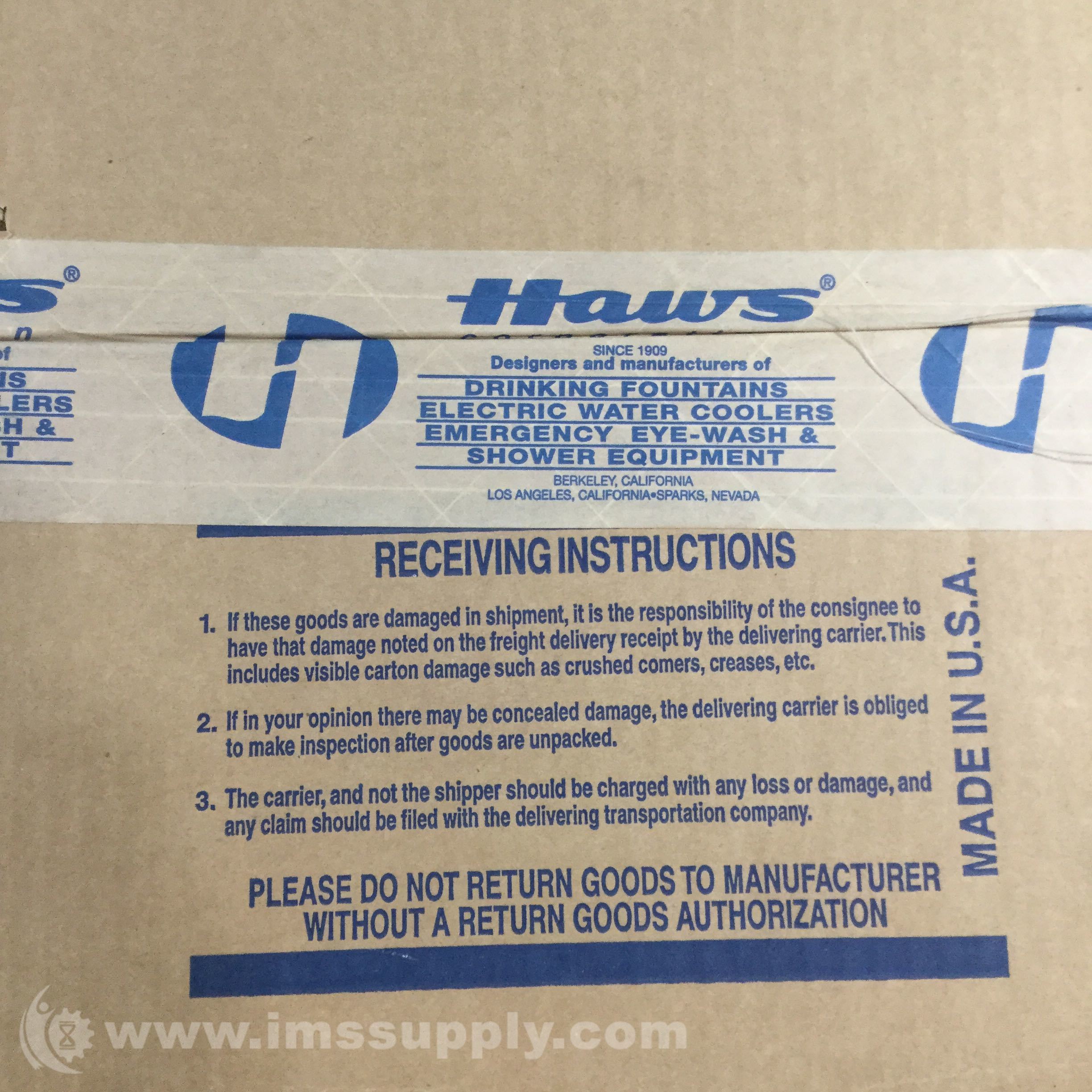 Haws 7612 Axion Axion MSR Sink Mount Eye/Face Wash - IMS Supply