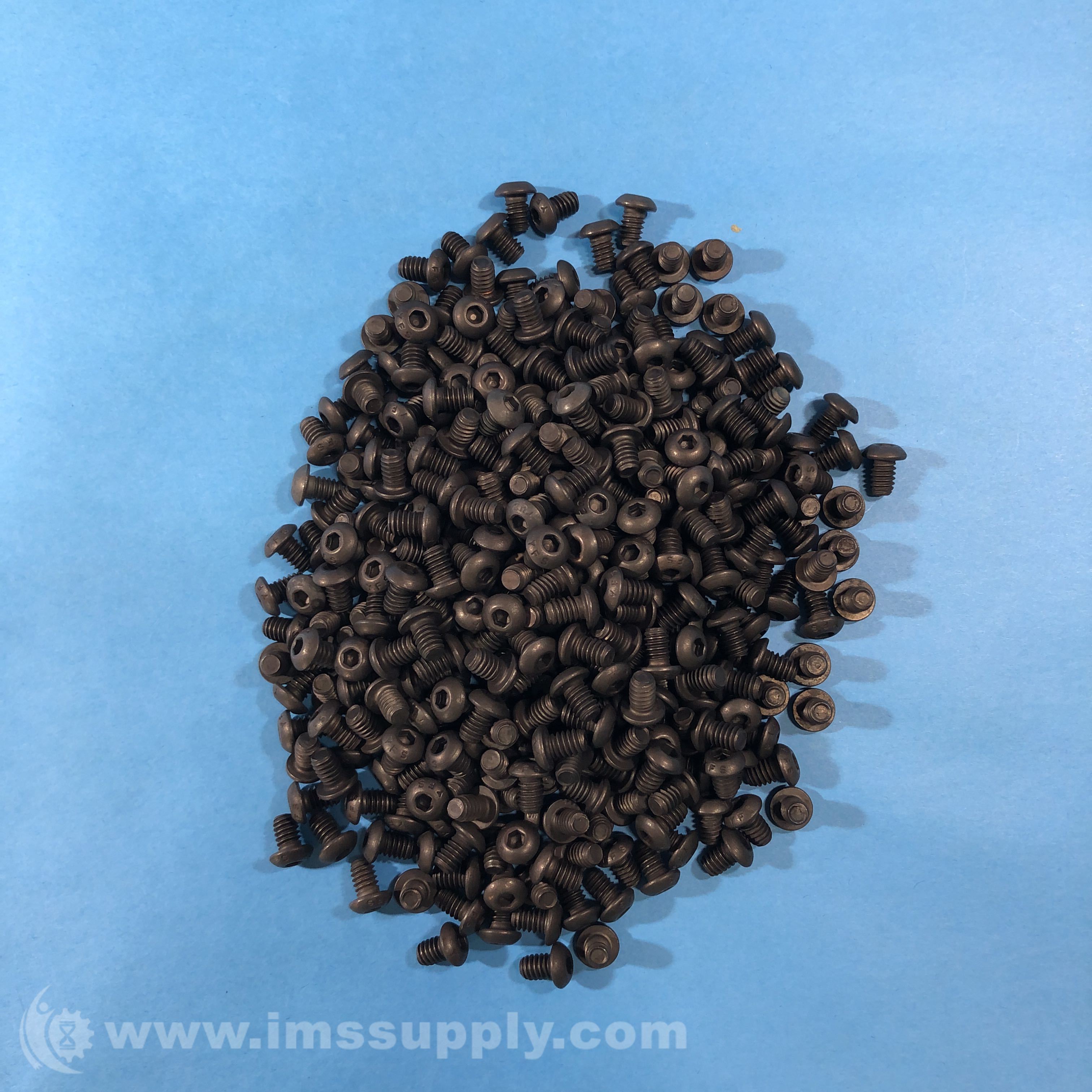 YFS Pack of 369 1/4-20 x 3/8 Black Steel Button Head Hex Screws - IMS ...