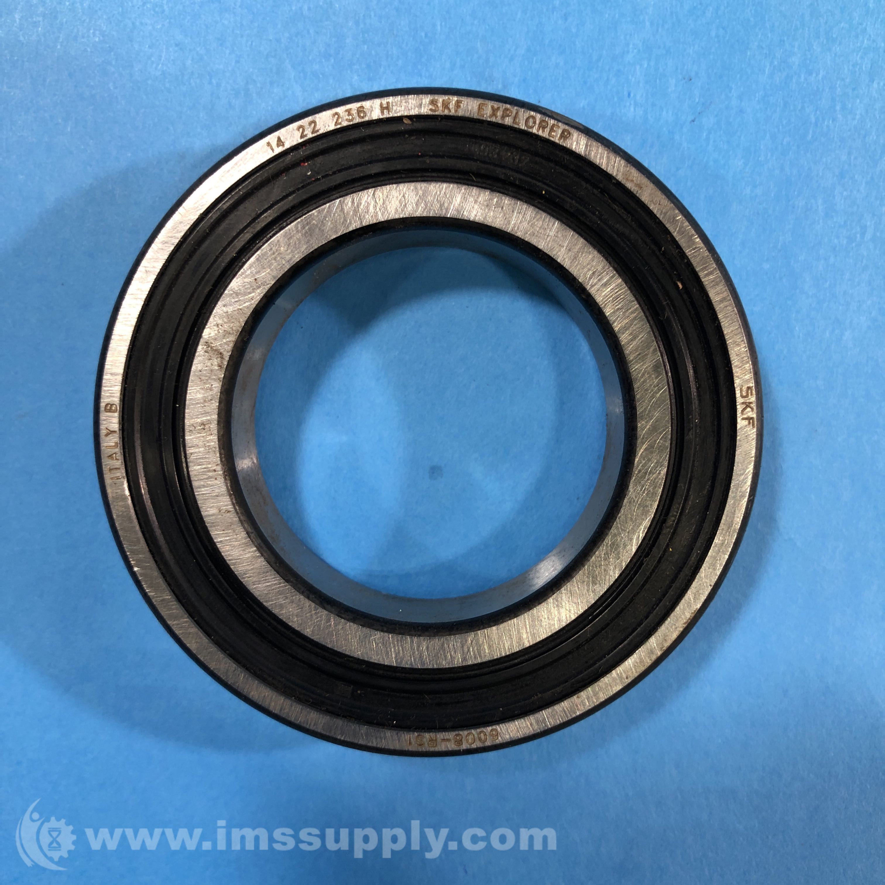 SKF 6008-RS1 Single Row Ball Bearing - IMS Supply