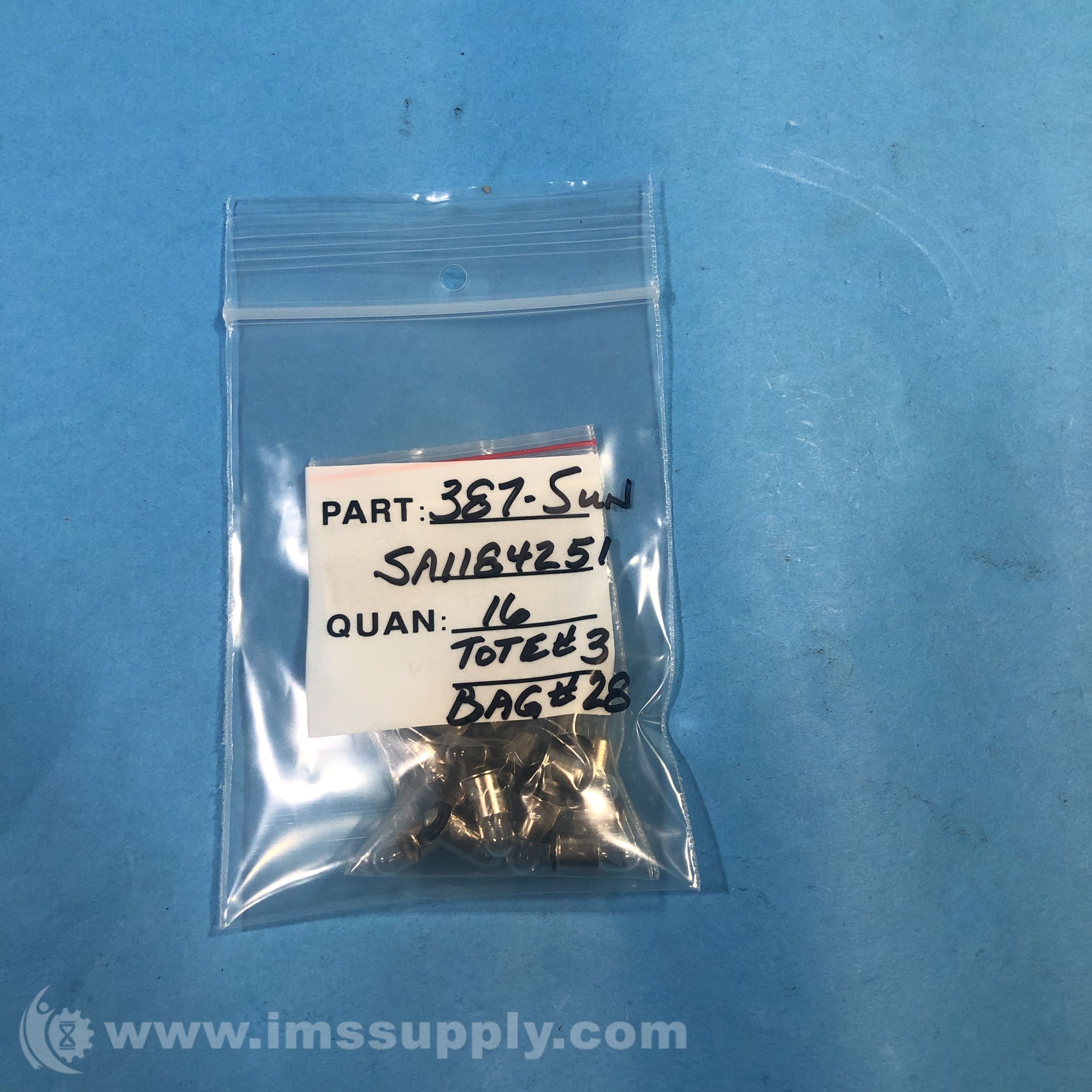 Sun 387 Bag of 16 Miniature Light Bulbs - IMS Supply