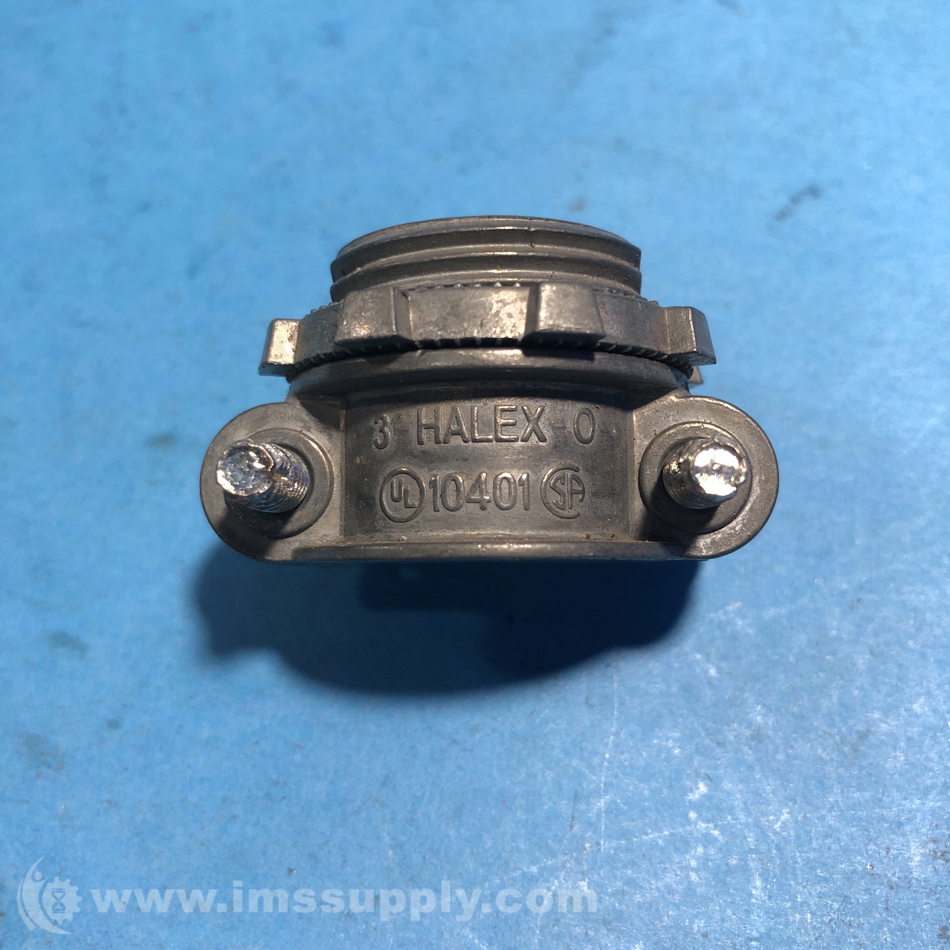 Halex 10401 Twin-Screw Cable Clamp Connector - IMS Supply