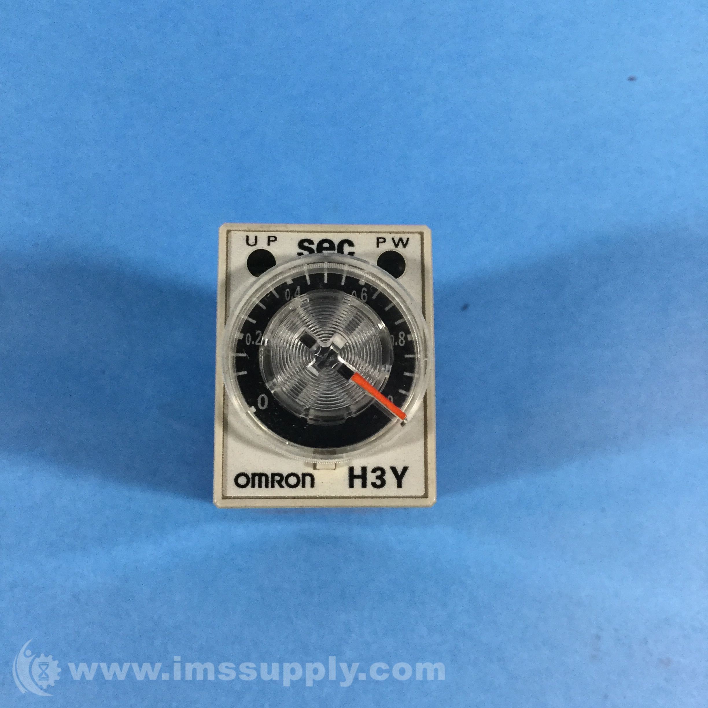Omron H3Y-4 DC24 10S Analog Timer, Miniature, H3Y Series, Reset - IMS Supply