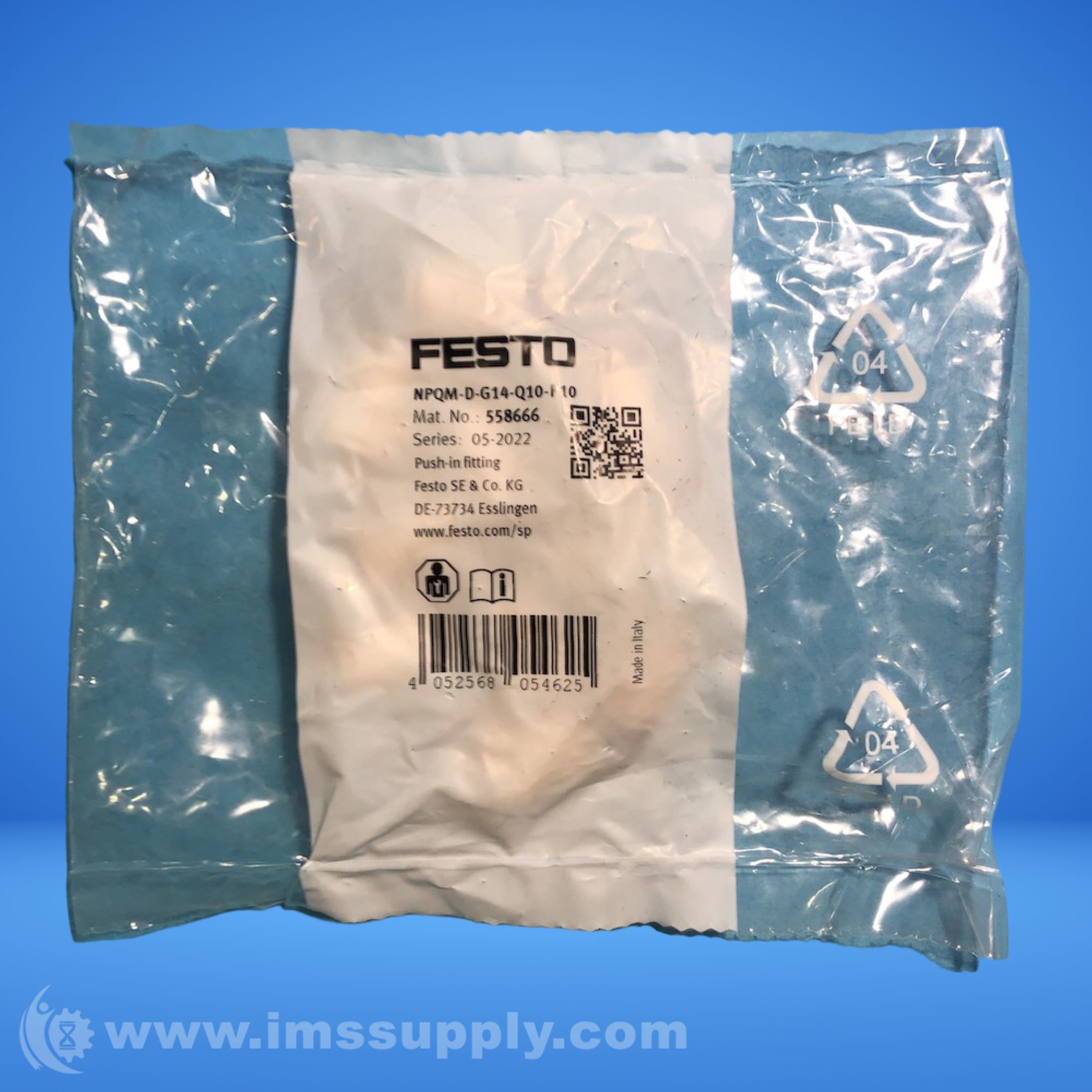 Festo NPQM-D-G14-Q10-P10 - IMS Supply