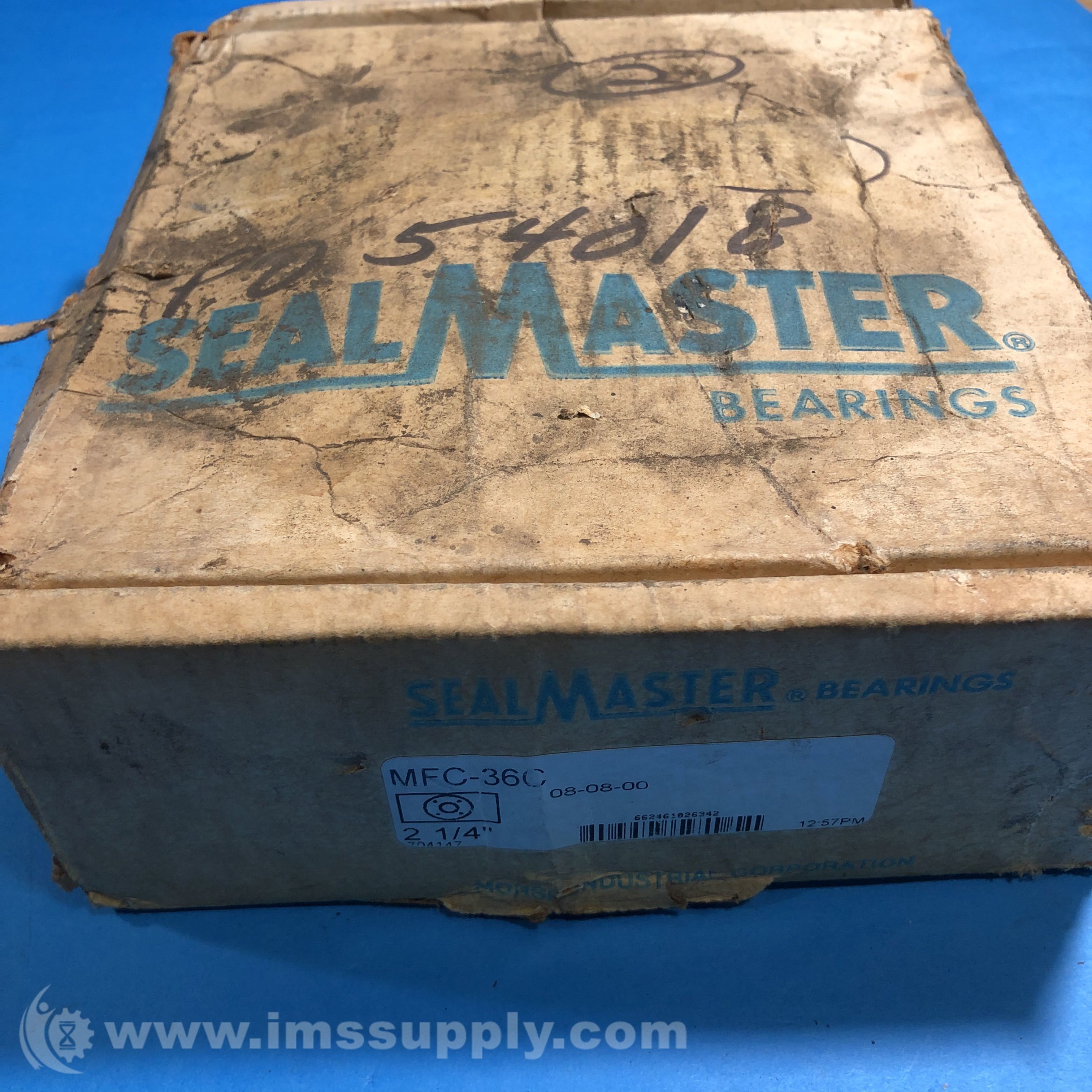 Sealmaster MFC-36C Flange Mount Ball Bearing Unit - IMS Supply