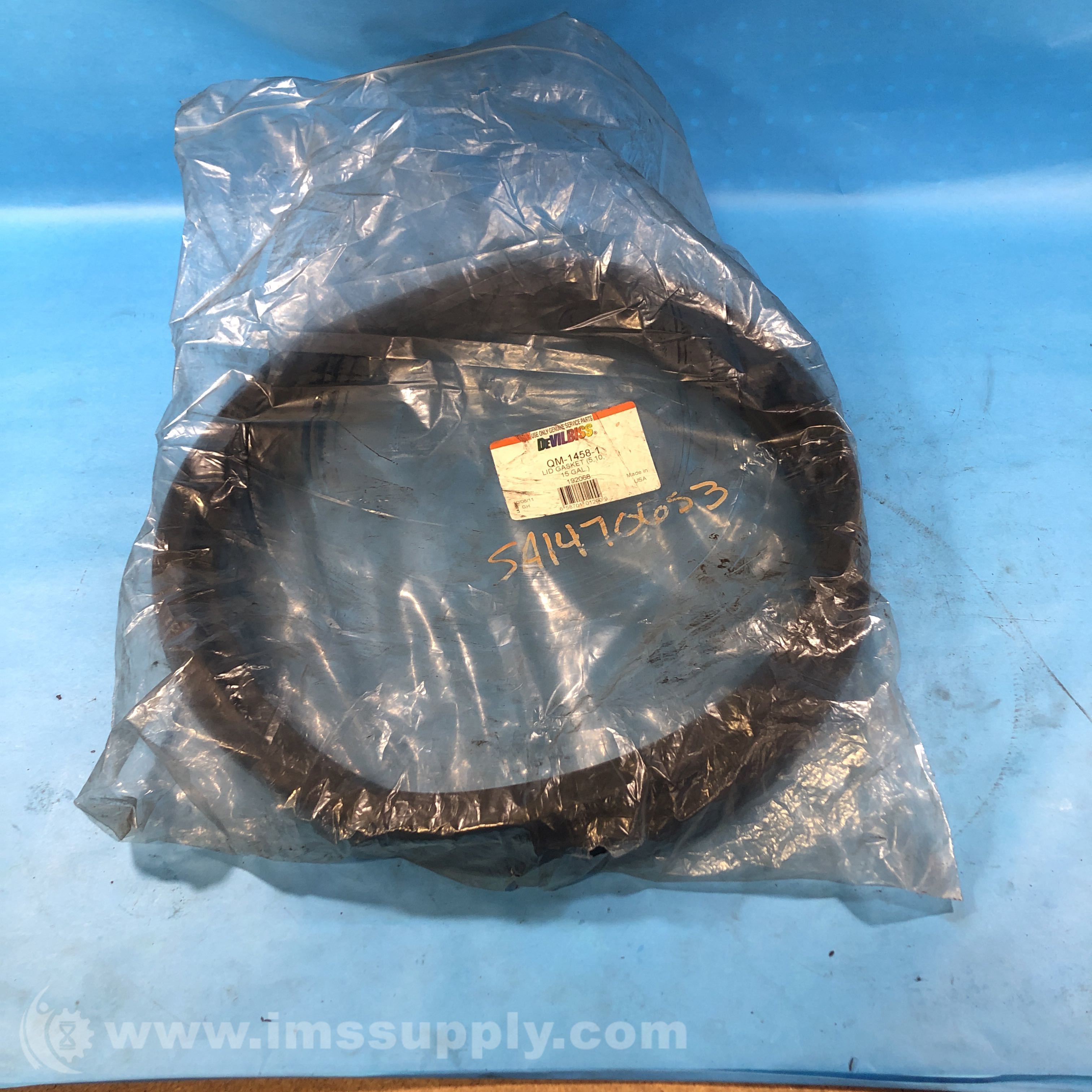 Devilbiss QM-1458-1 Lid Gasket 5,10,15 Gal. - IMS Supply
