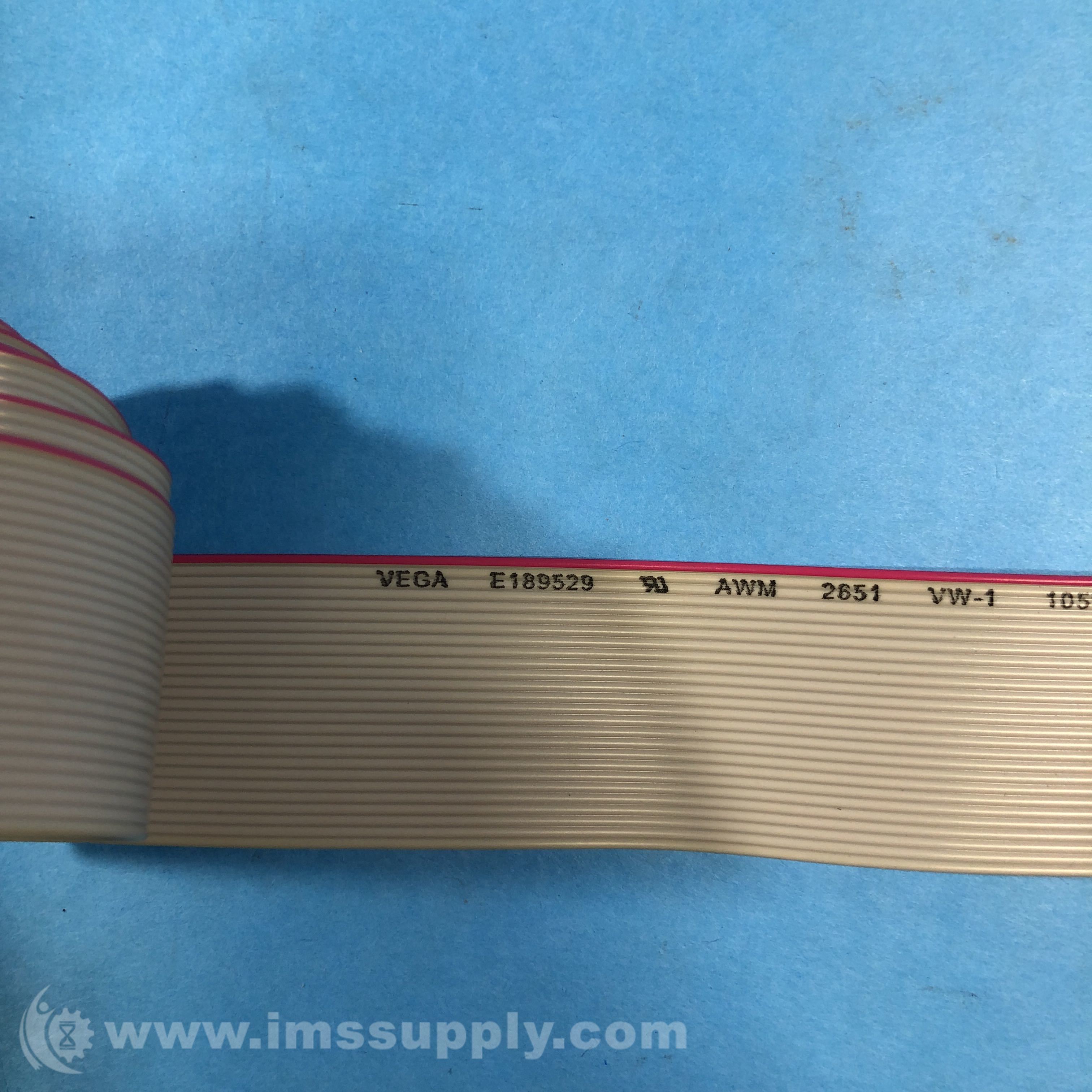 VEGA E189529 Cable, Ribbon 2 Connector 300V 105C 28AWG - IMS Supply