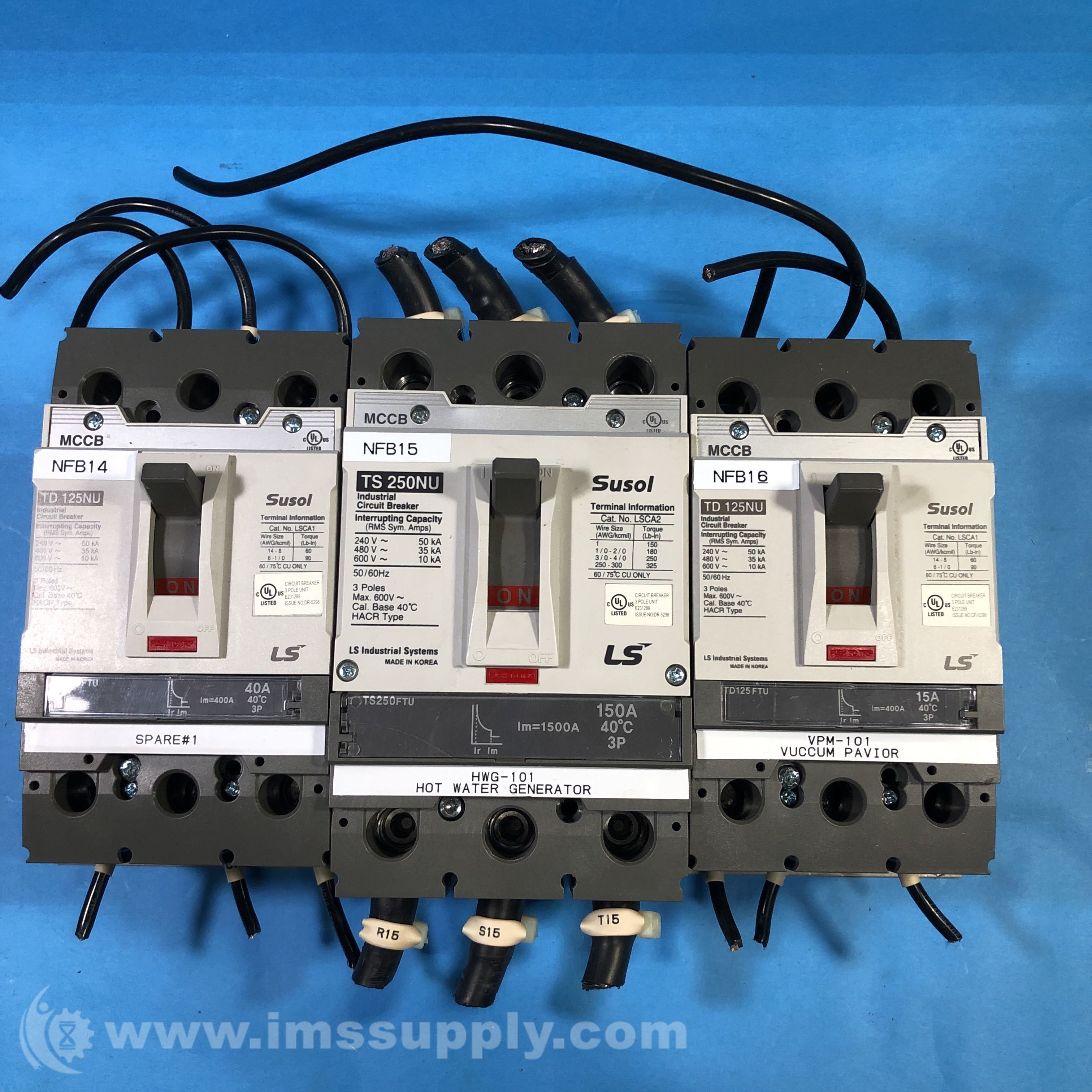 Susol TS 250NU Circuit Breaker - IMS Supply