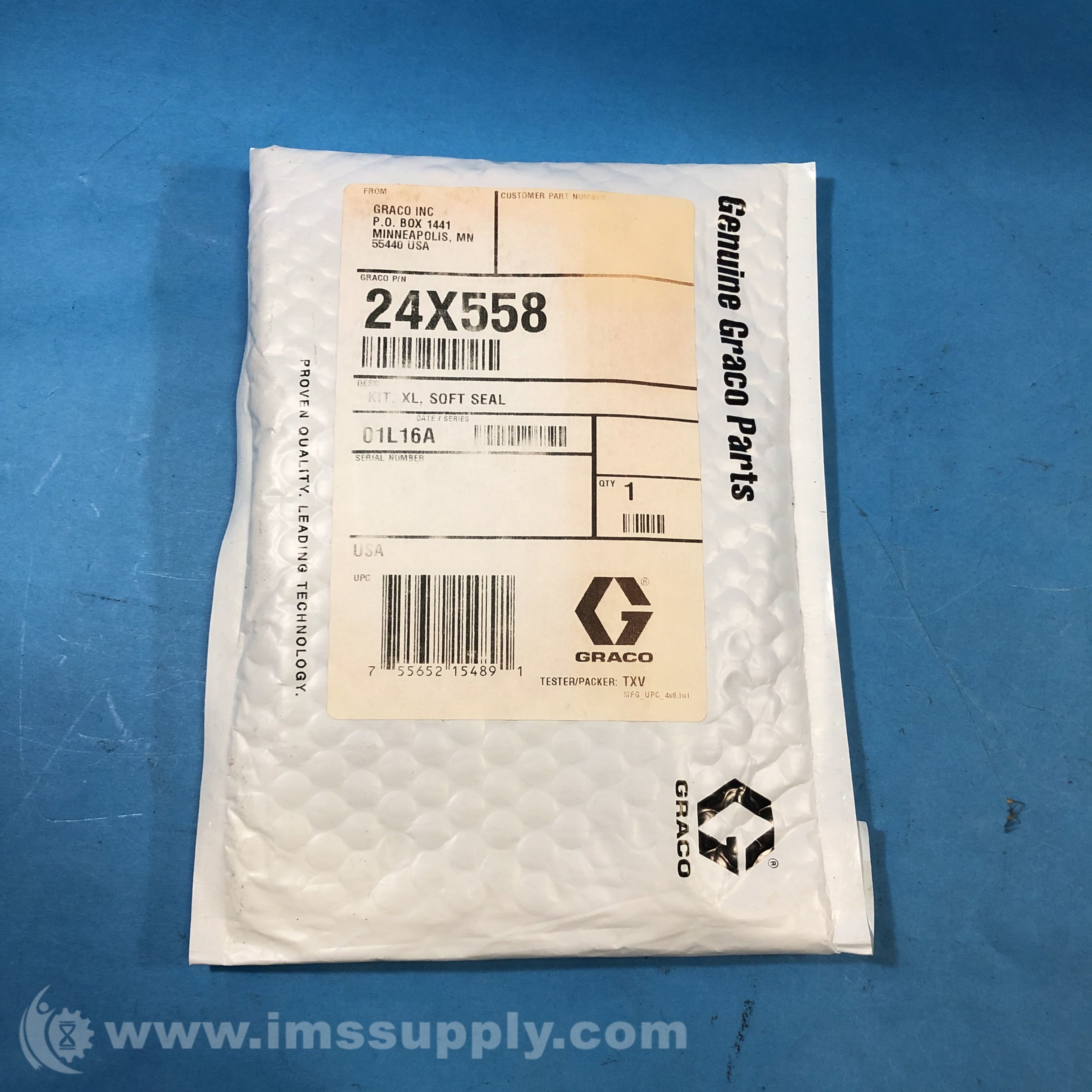 Graco 24X558 Soft Seal XL Kit - IMS Supply