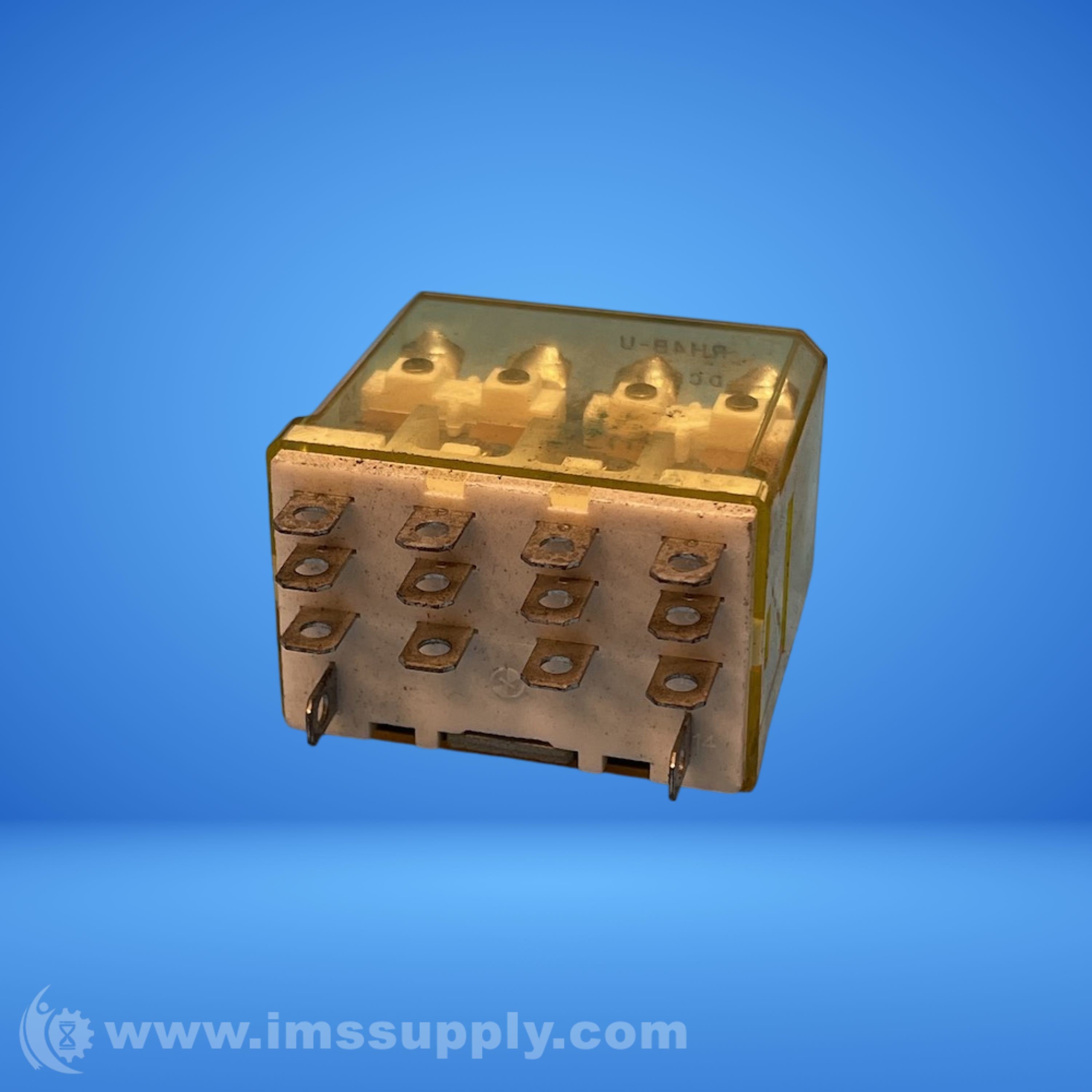 Idec RH4B-U-DC24V Plug-In Relay, 4 PDT, 10A, 24 VDC - IMS Supply