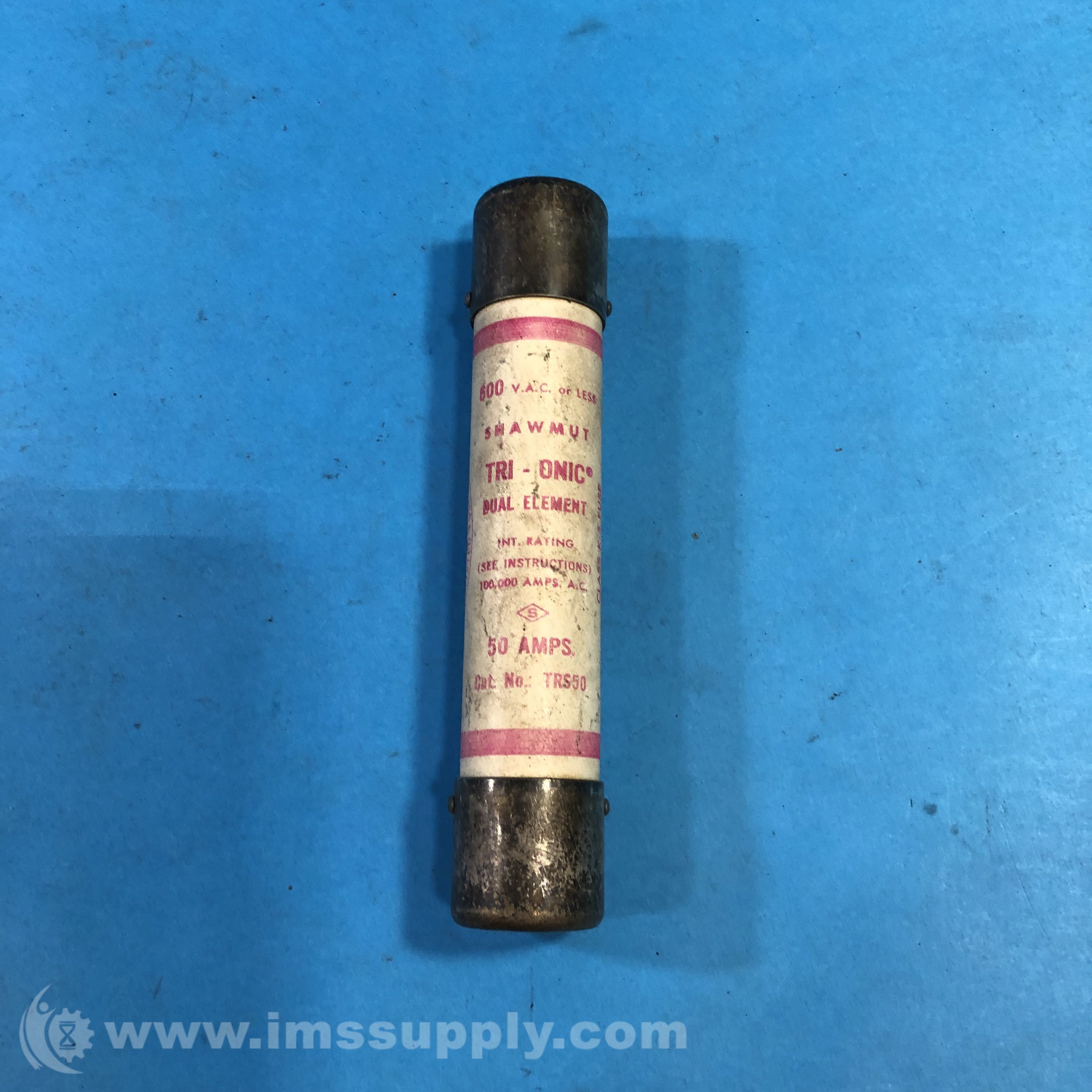 Gould TRS50 600VAC Dual Element 50 Amp Fuse - IMS Supply