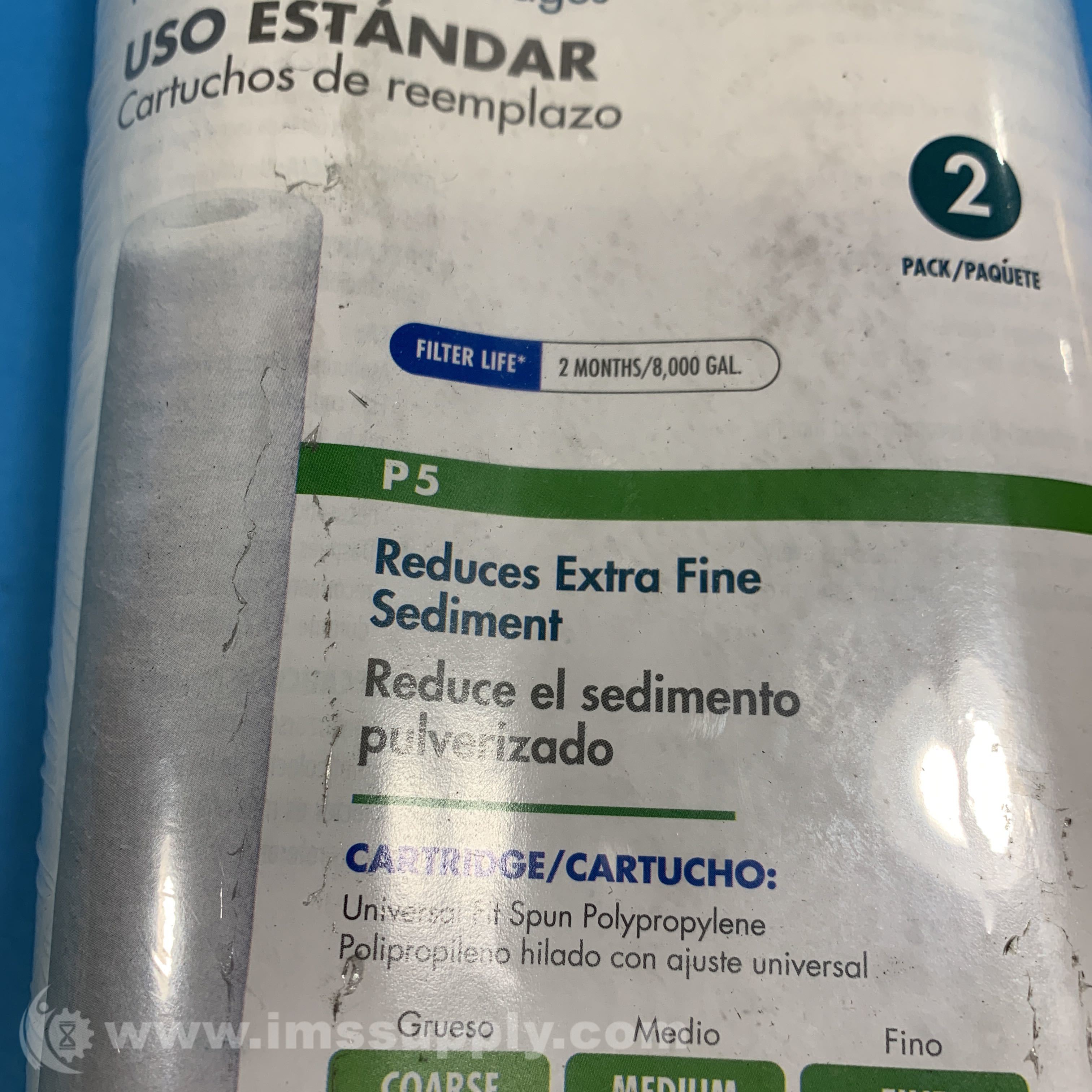 Culligan P5 Pack of 2 Standard Duty Fine Filter, 5 Micron, 4 GPM - IMS ...