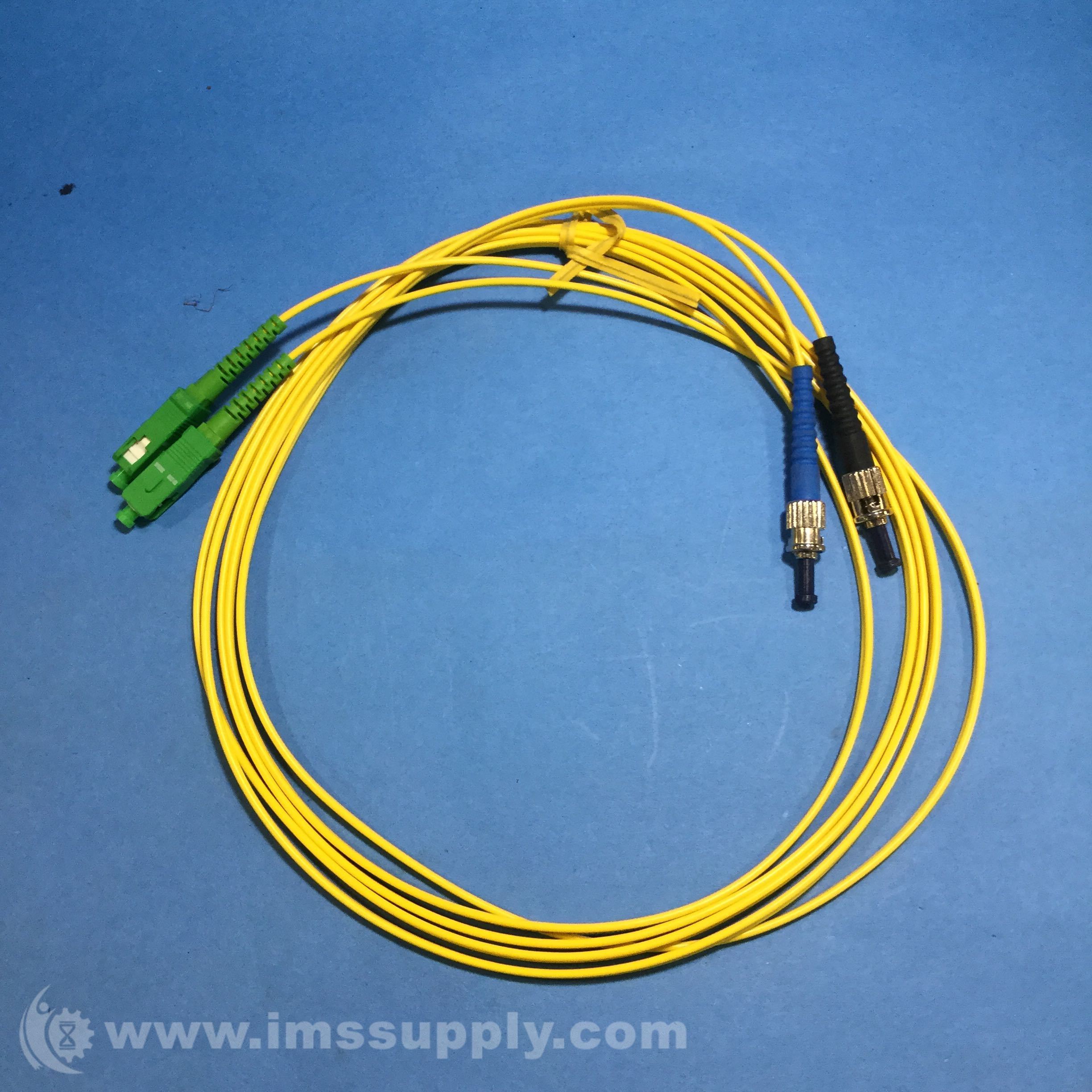 3M SC APC/ST SM Duplex PVC 3.0mm Fiber Assembly - IMS Supply