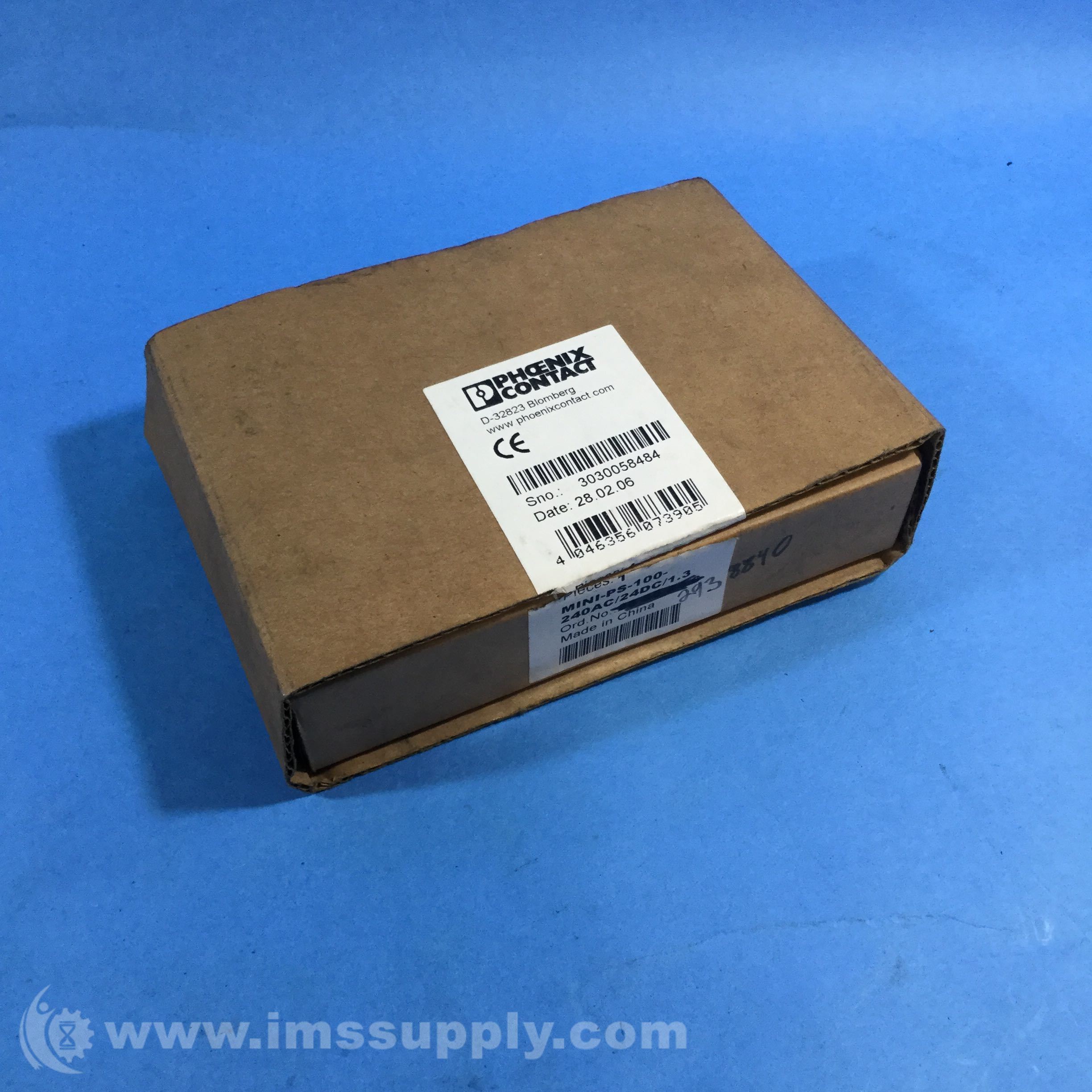 Phoenix Contact MINI-PS-100-240AC/24DC/1.3, Power Supply - IMS Supply