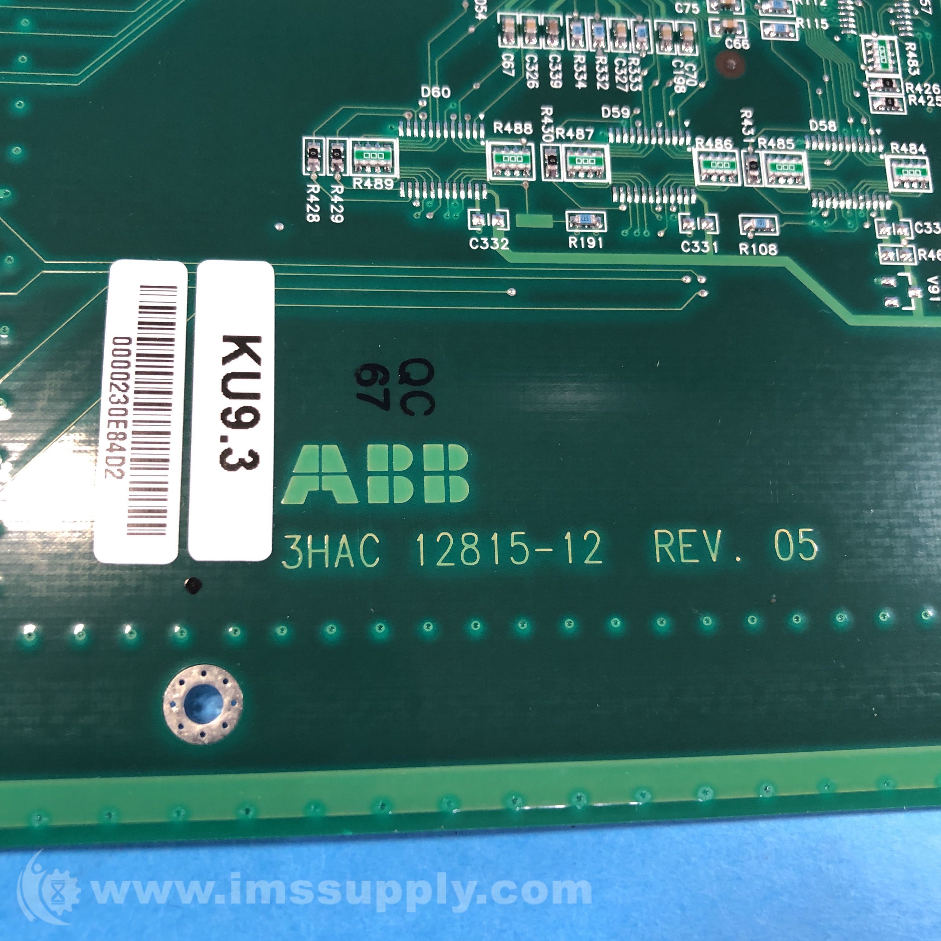 ABB 3HAC 12815-12 Revision 5 Circuit Board - IMS Supply