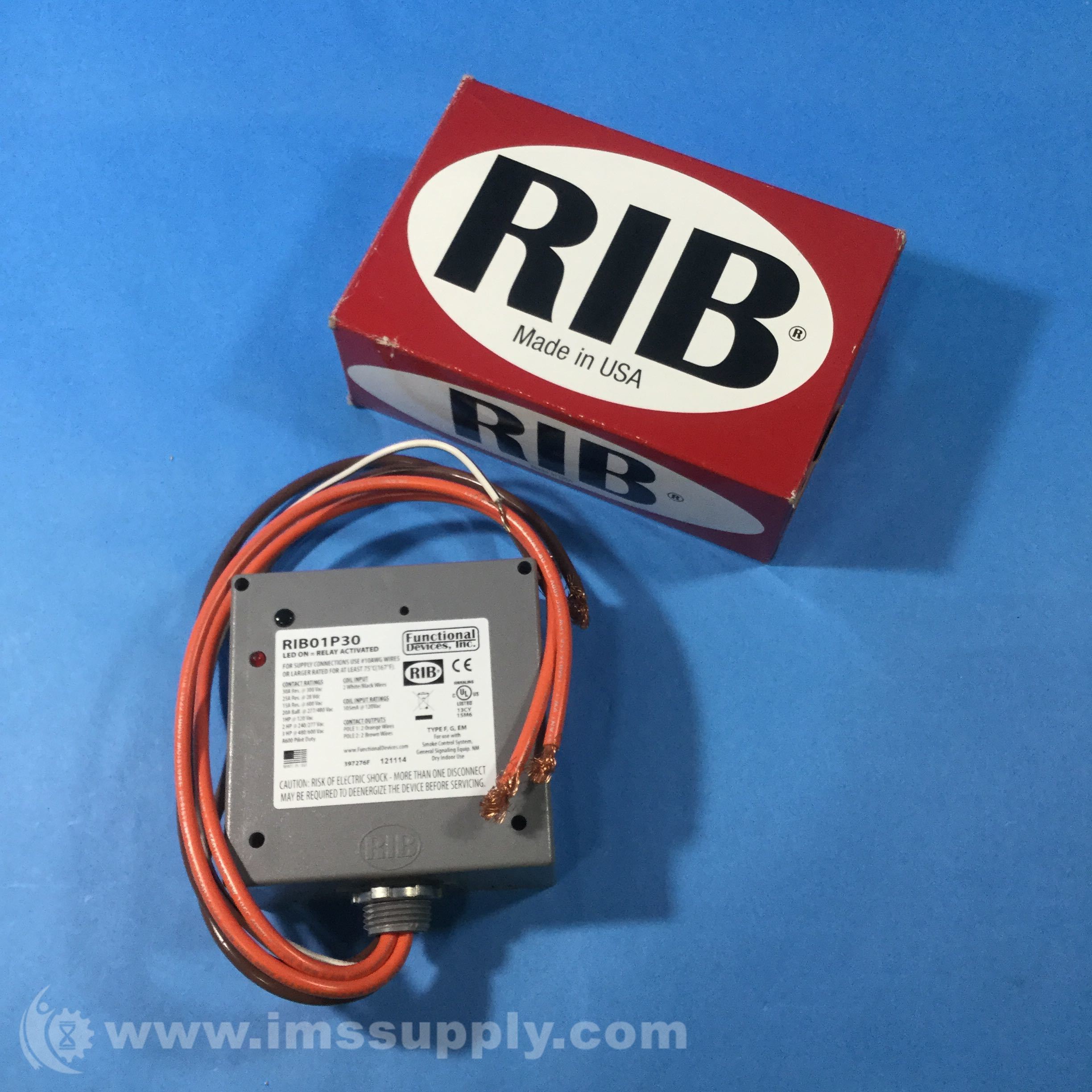Functional Devices, Inc. RIB01P30 RIB,Relay In A Box - IMS Supply