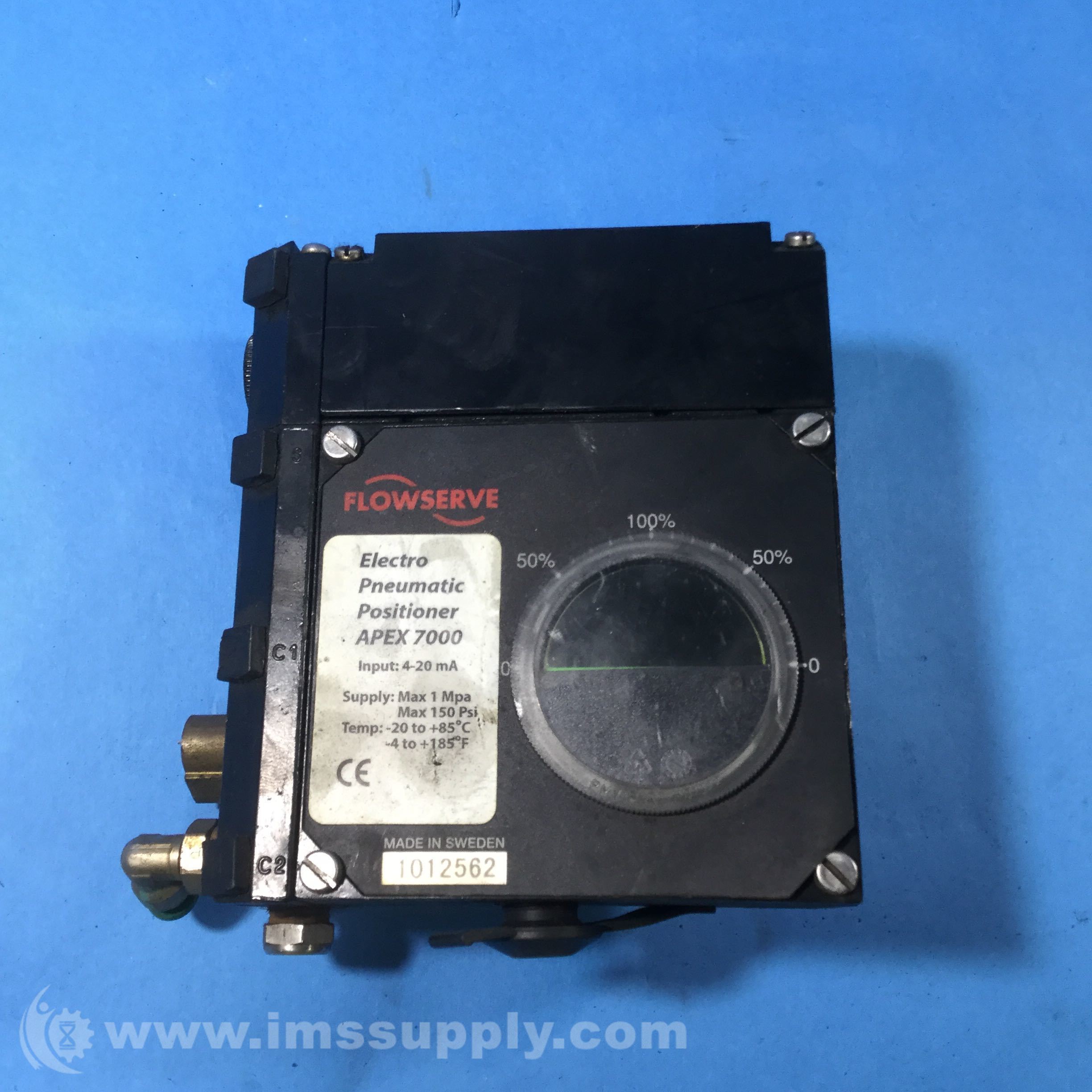Worcester W71137ATO Electro Pneumatic Positioner, APEX 7000 - IMS Supply