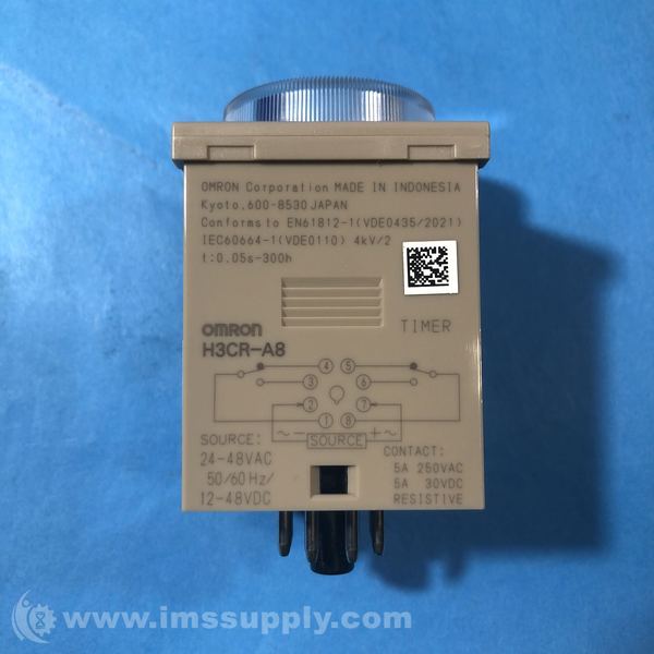 Omron H3CR-A8 Analog Solid State Timers - IMS Supply