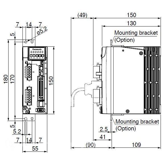 Panasonic MBDLN25SE A6 Series AC Servo Drive - IMS Supply