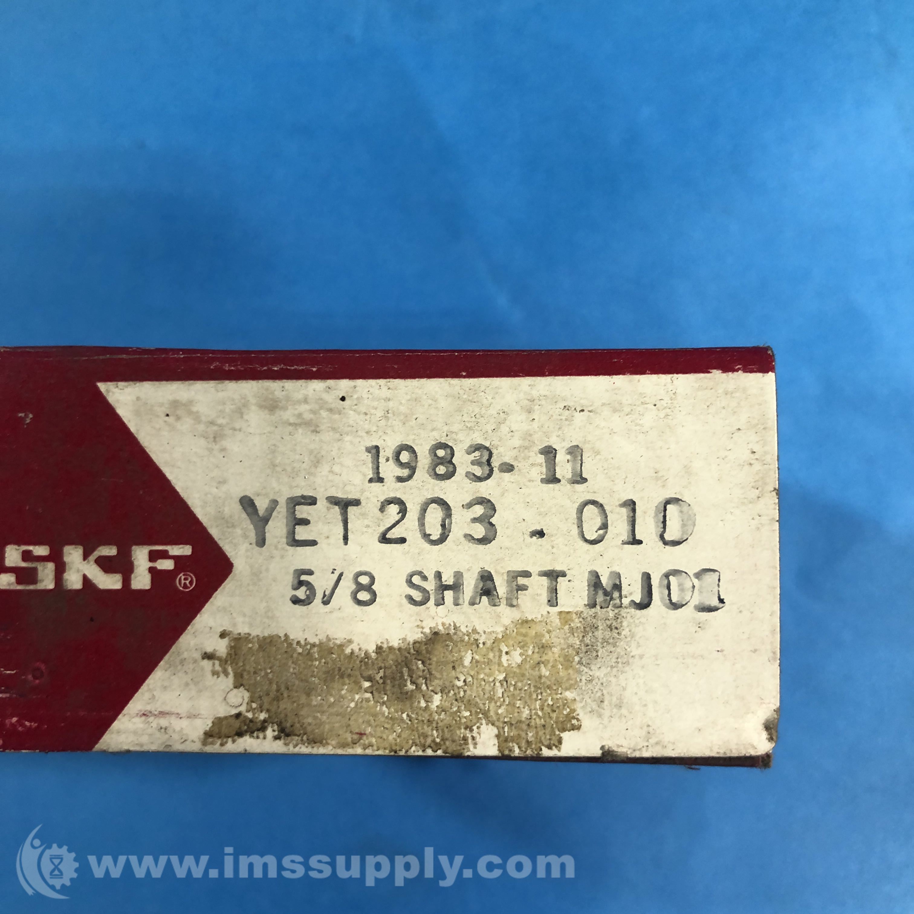 SKF YET203-010 Ball Insert Bearing - IMS Supply