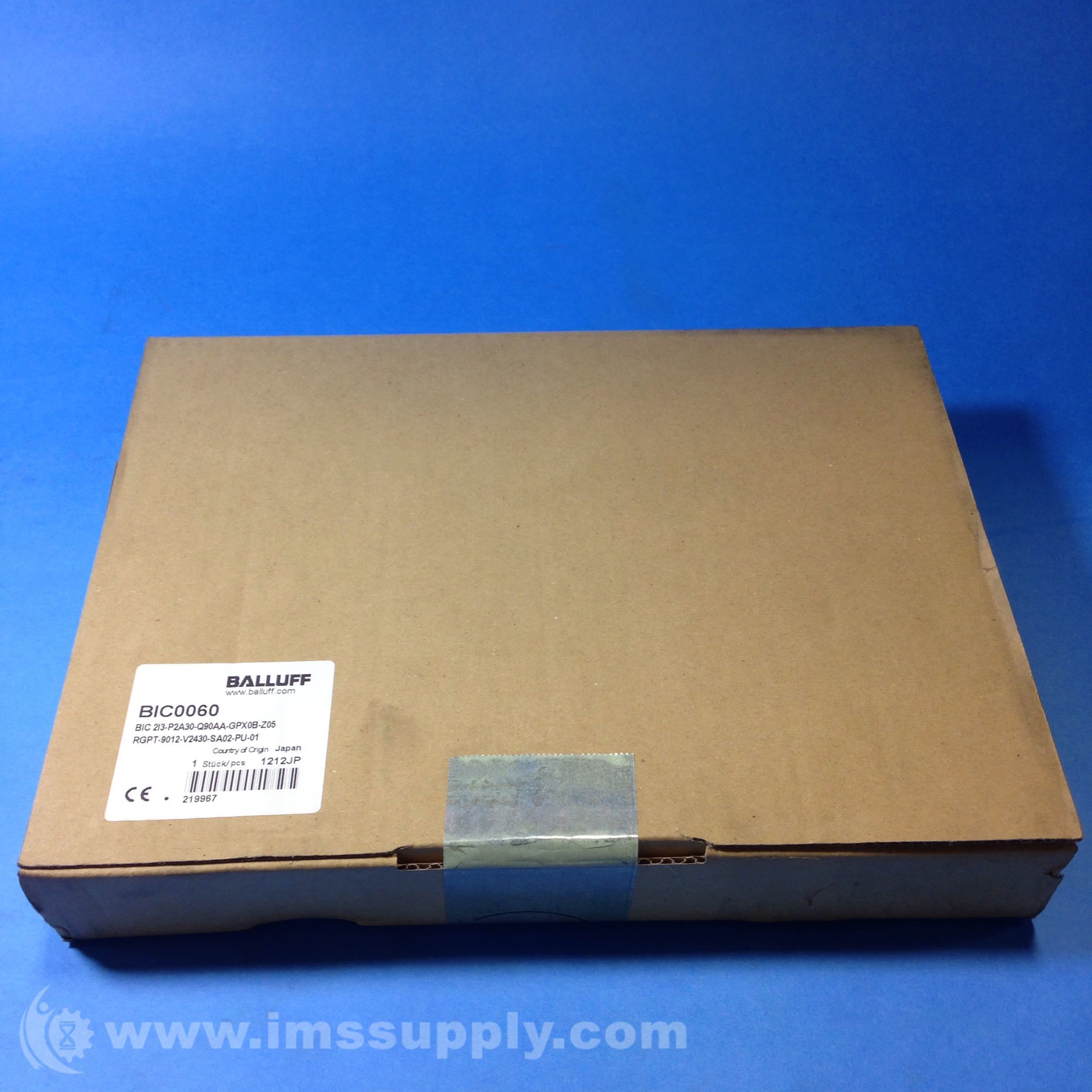 Balluff BIC0060 Inductive Data Coupler 90 x 90 x 45 mm Sensor - IMS Supply