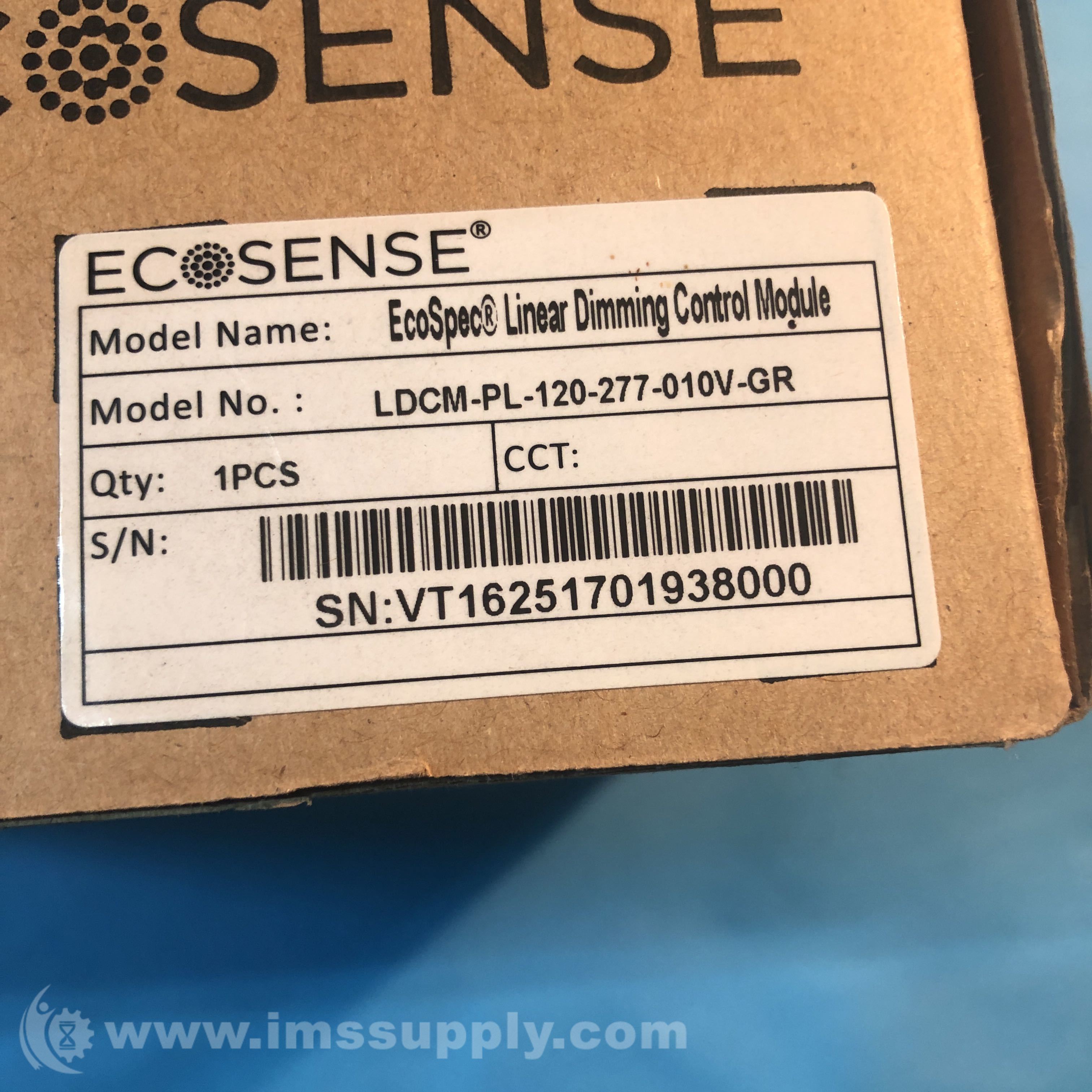 ECOSENSE LDCM-PL-120-277-010V-GR Linear Dimming Control Module - IMS Supply