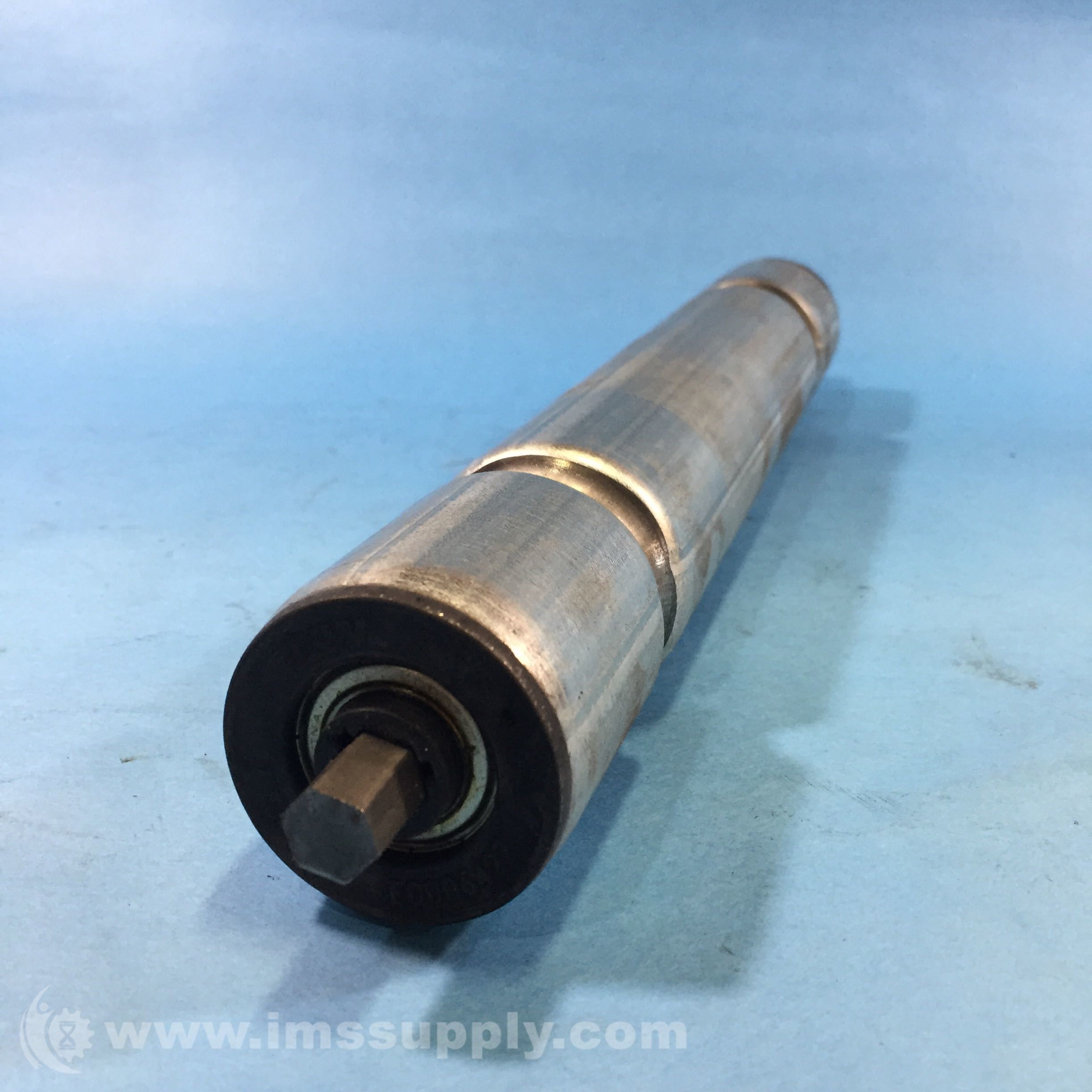E0006427 Hex Steel Conveyor Roller Grooved - IMS Supply