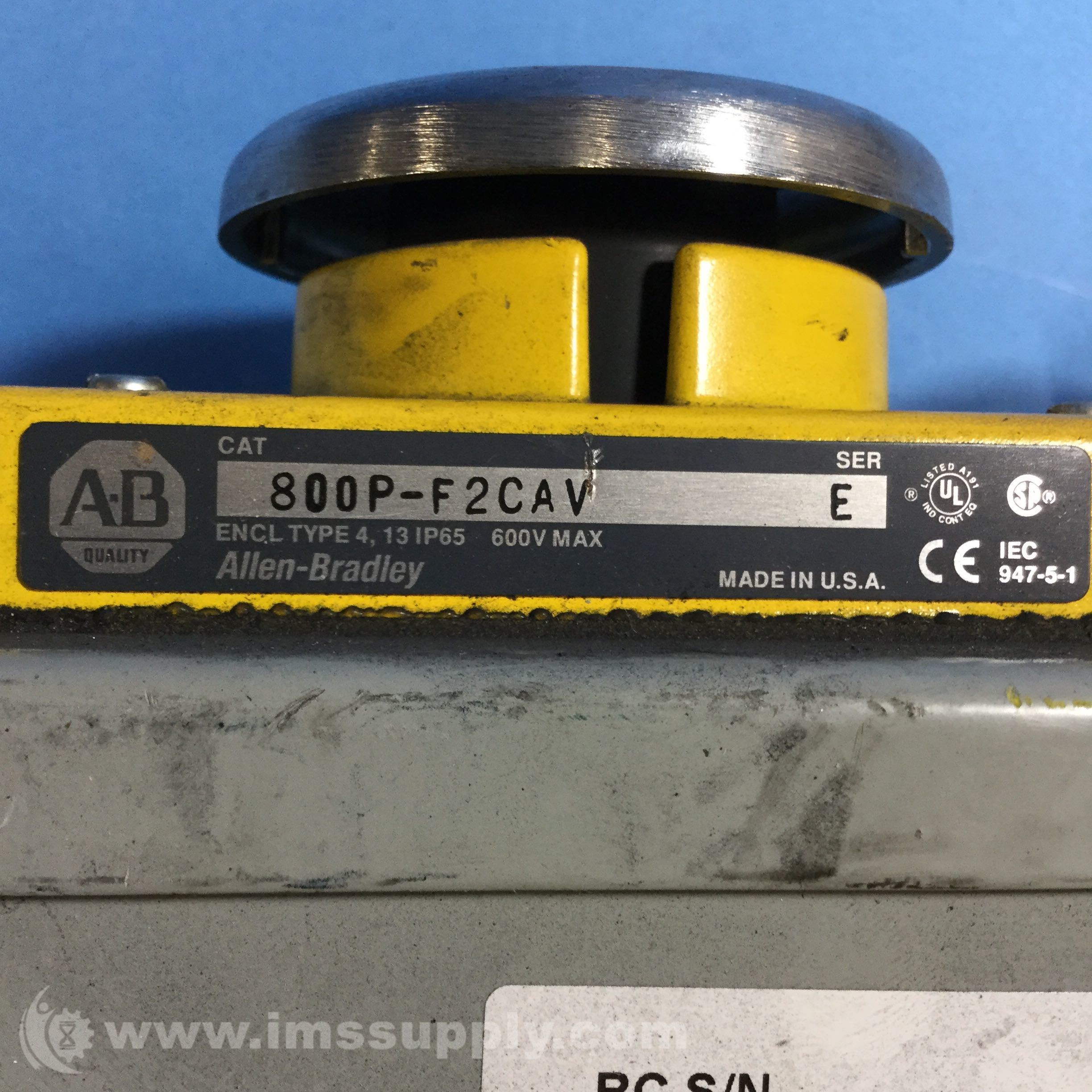 Allen Bradley 1000-PBDW42C-ES-PB Control Station - IMS Supply