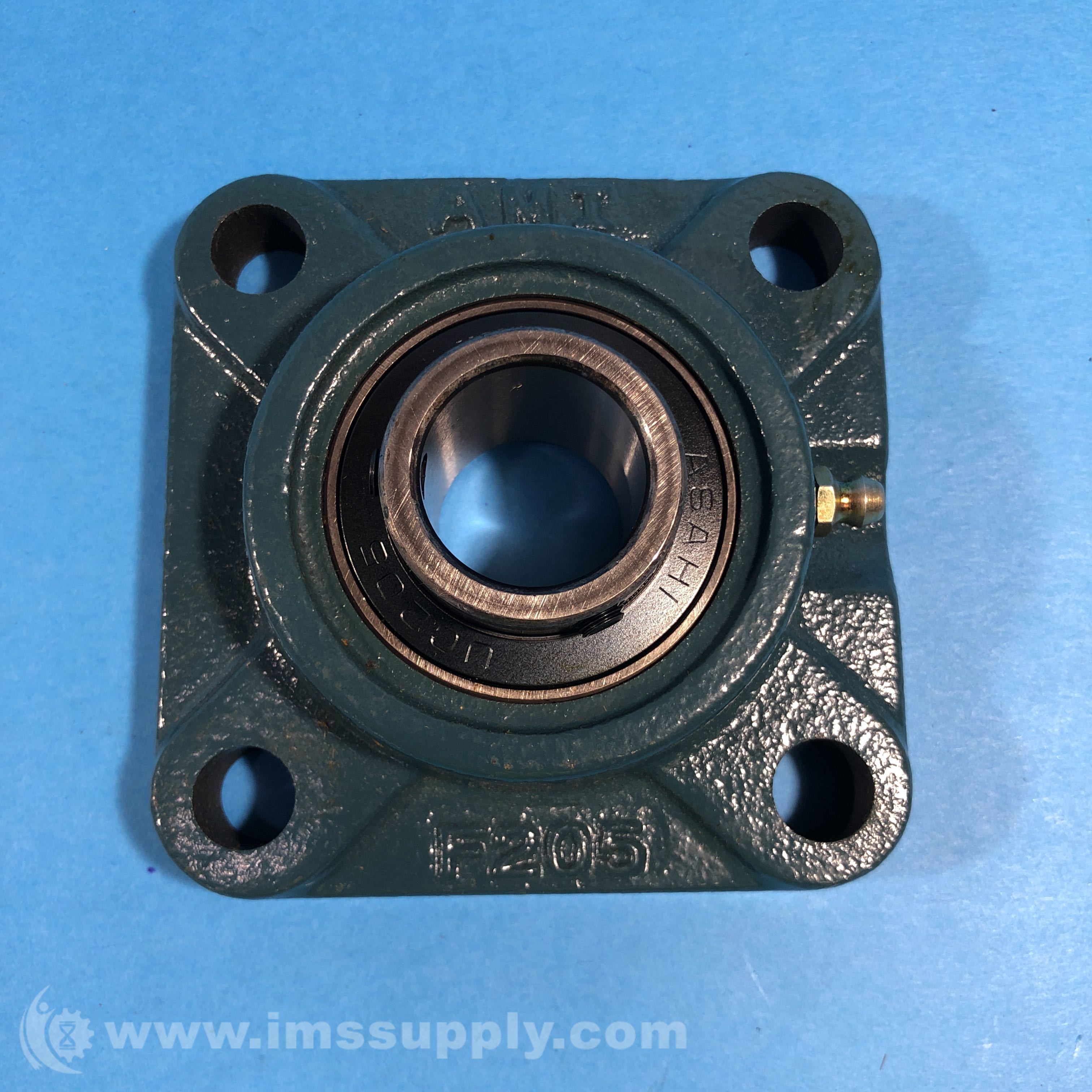 Ami Bearings UCF205 Flange-Mount Ball Bearing Unit - 4-Bolt Flang - IMS Supply