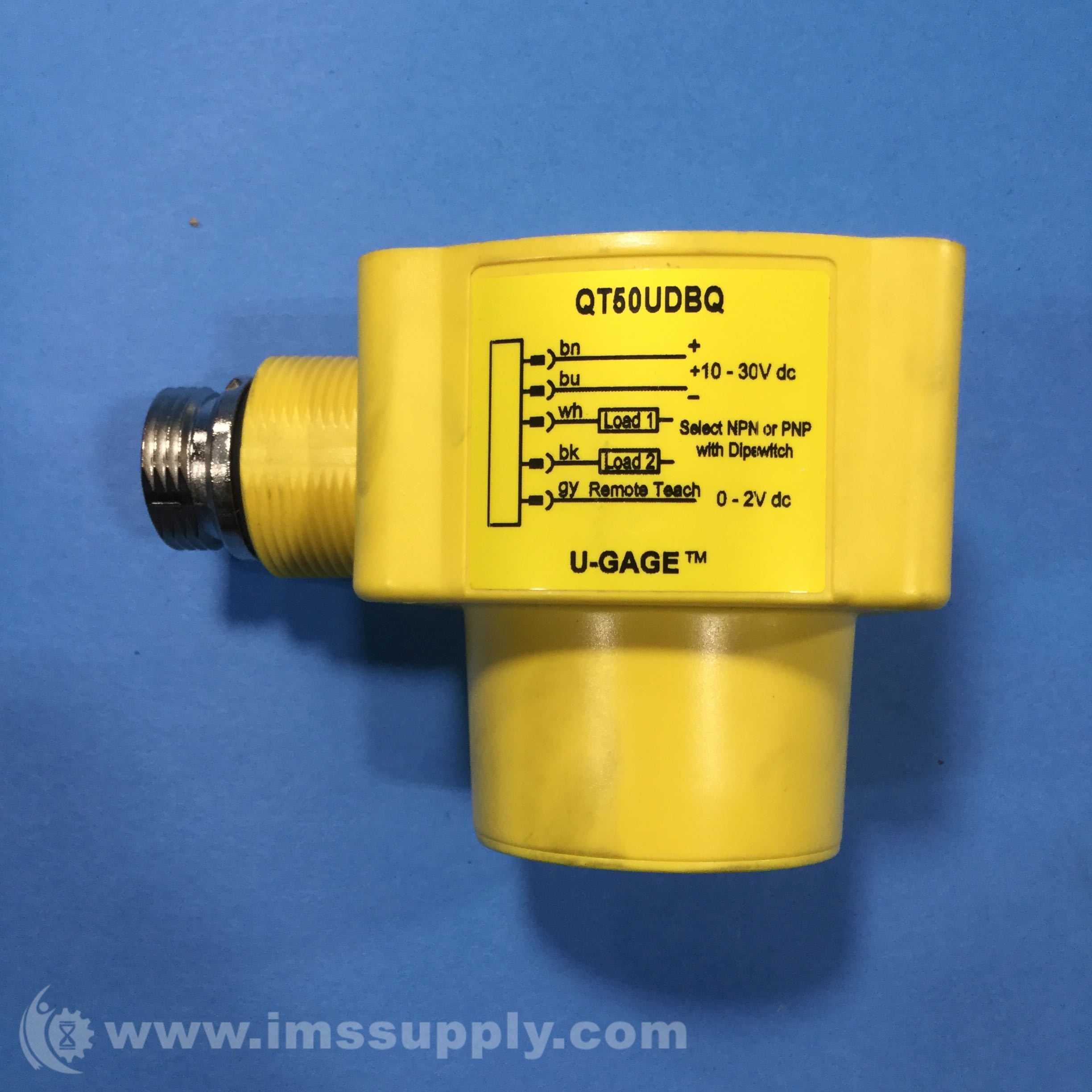 Banner QT50UDBQ Range Chemical Resistant Ultrasonic Sensor - IMS Supply
