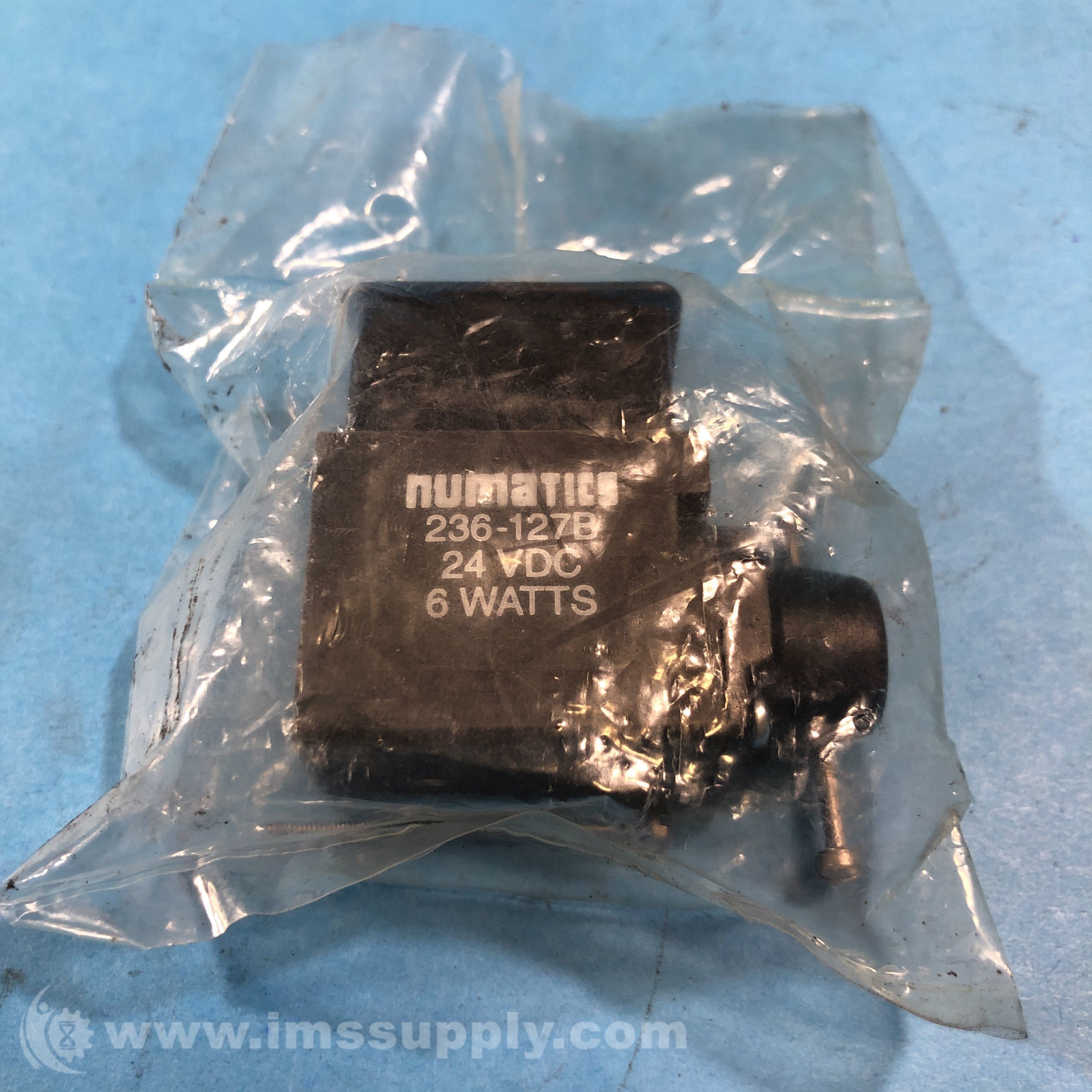 Numatics 236-127B 24VDC Solenoid Coil 6W - IMS Supply