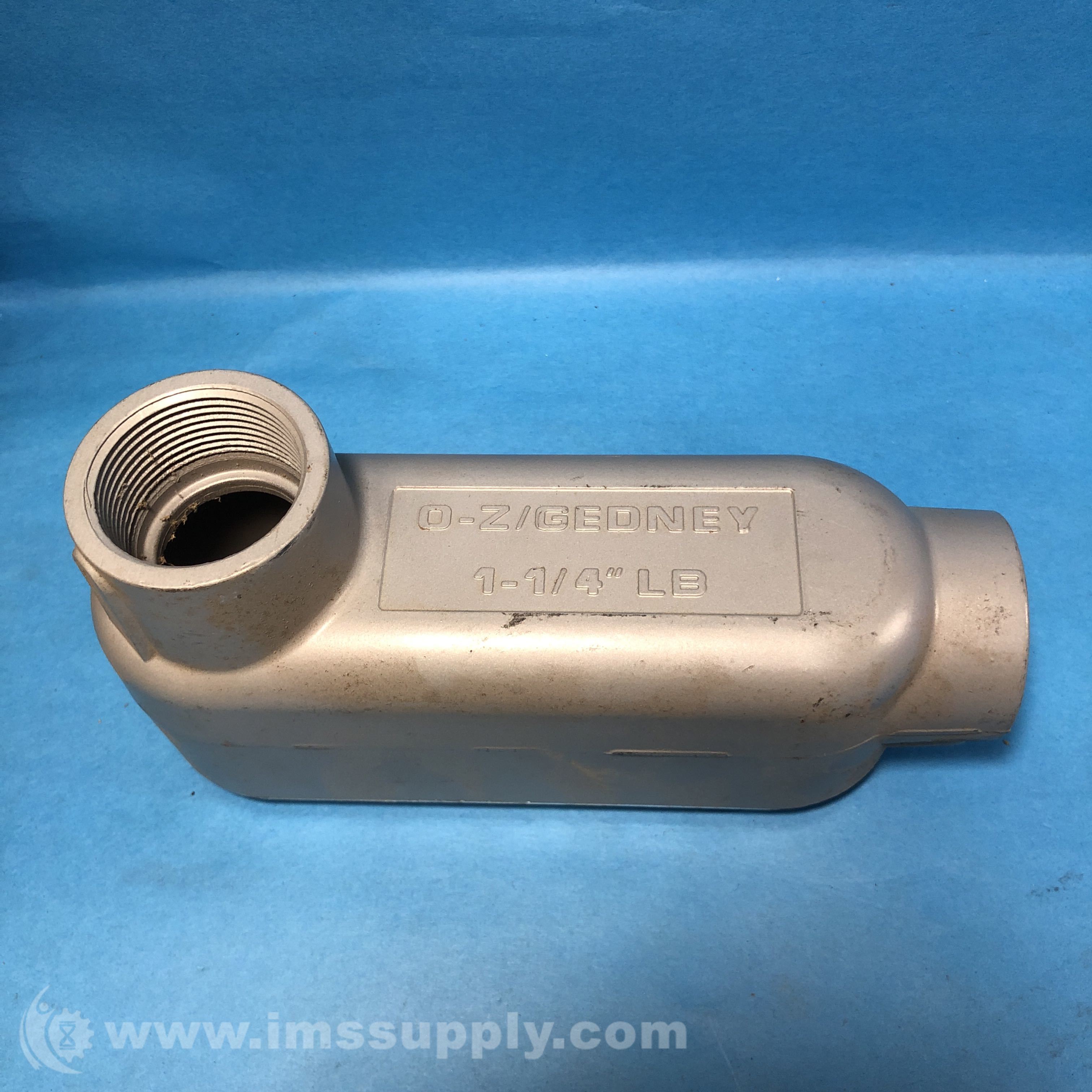 OZ Gedney 1-1/4 Inch Malleable Iron LB Conduit Body - IMS Supply