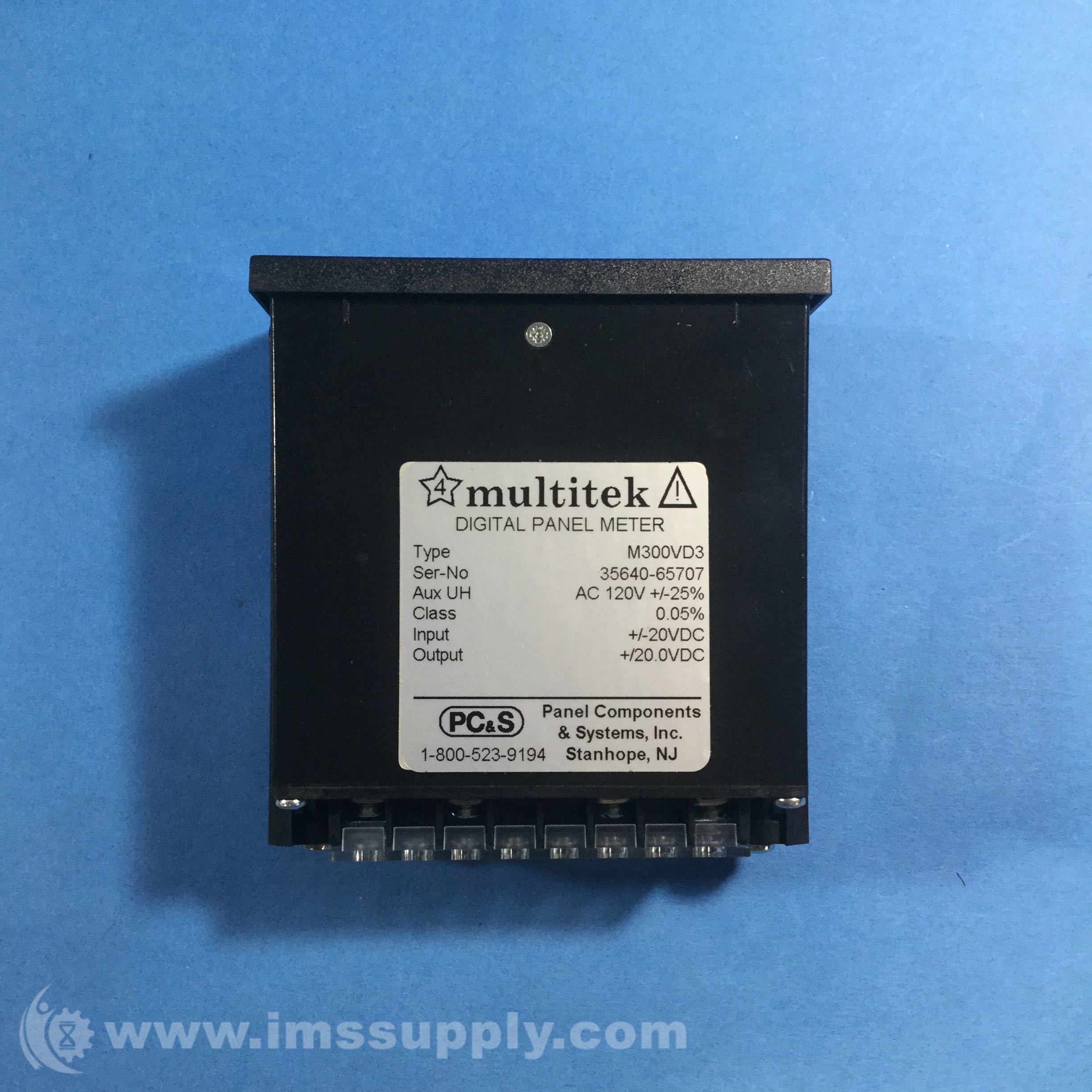 PC&S M300VD3 M300 Multitek Digital Panel Meter - IMS Supply