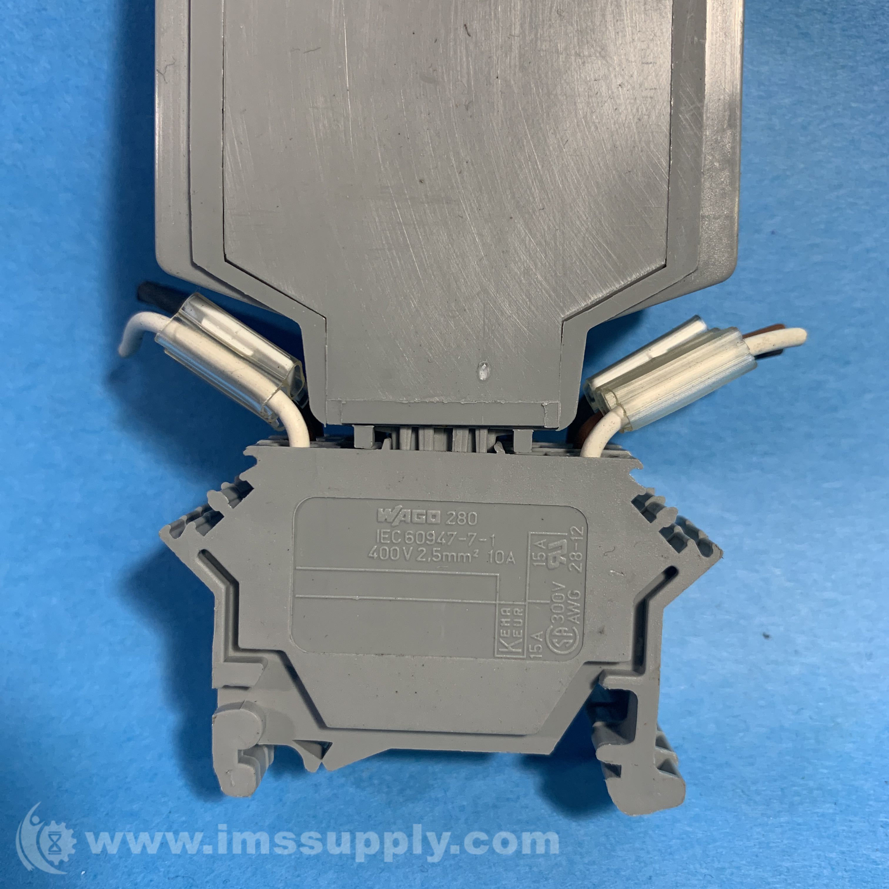 Wago IEC 60947-7-1 Terminal Block 800V 4mm - IMS Supply