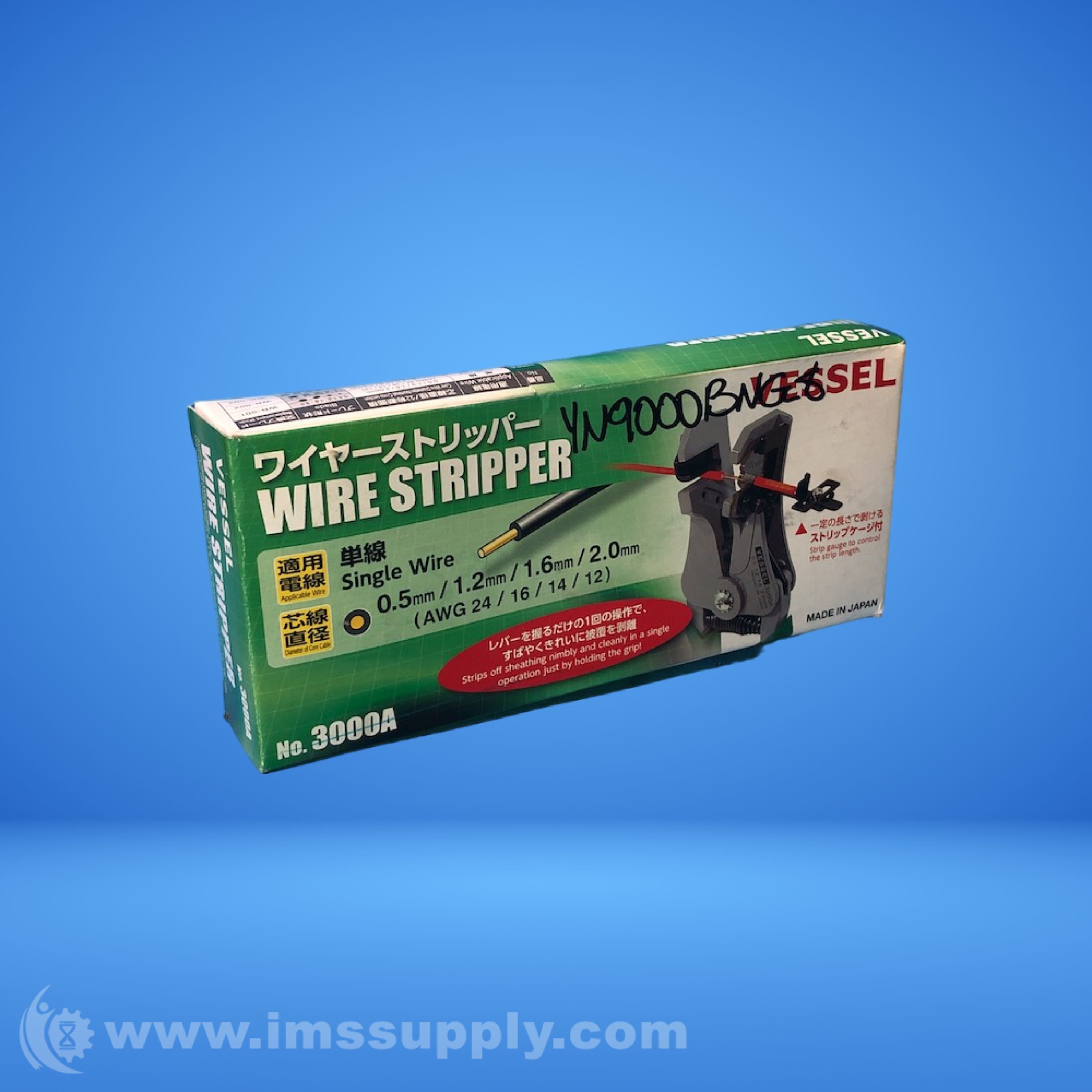 Vessel Co 3000A Automatic Wire Stripper - IMS Supply