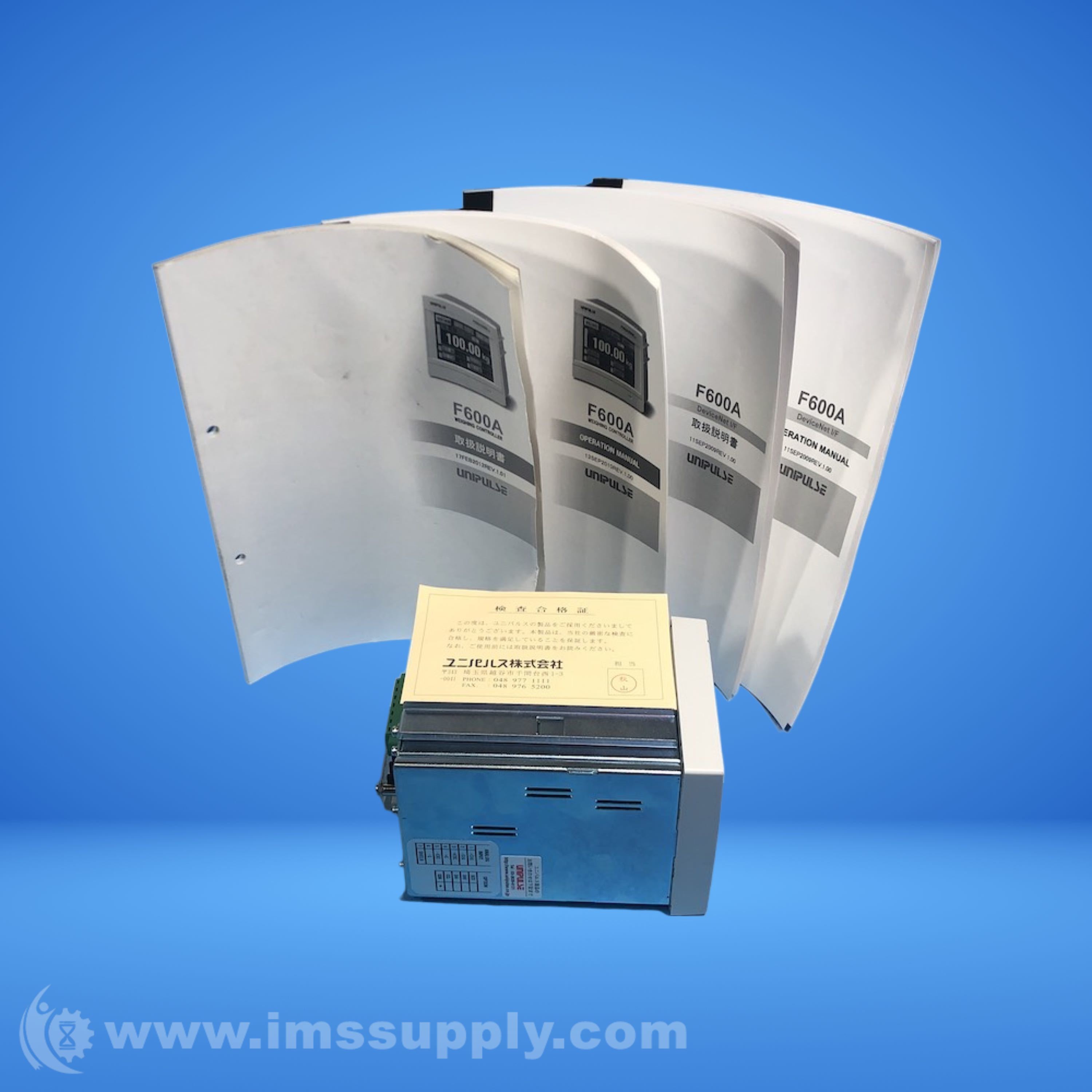 Unipulse F600A Controller - IMS Supply