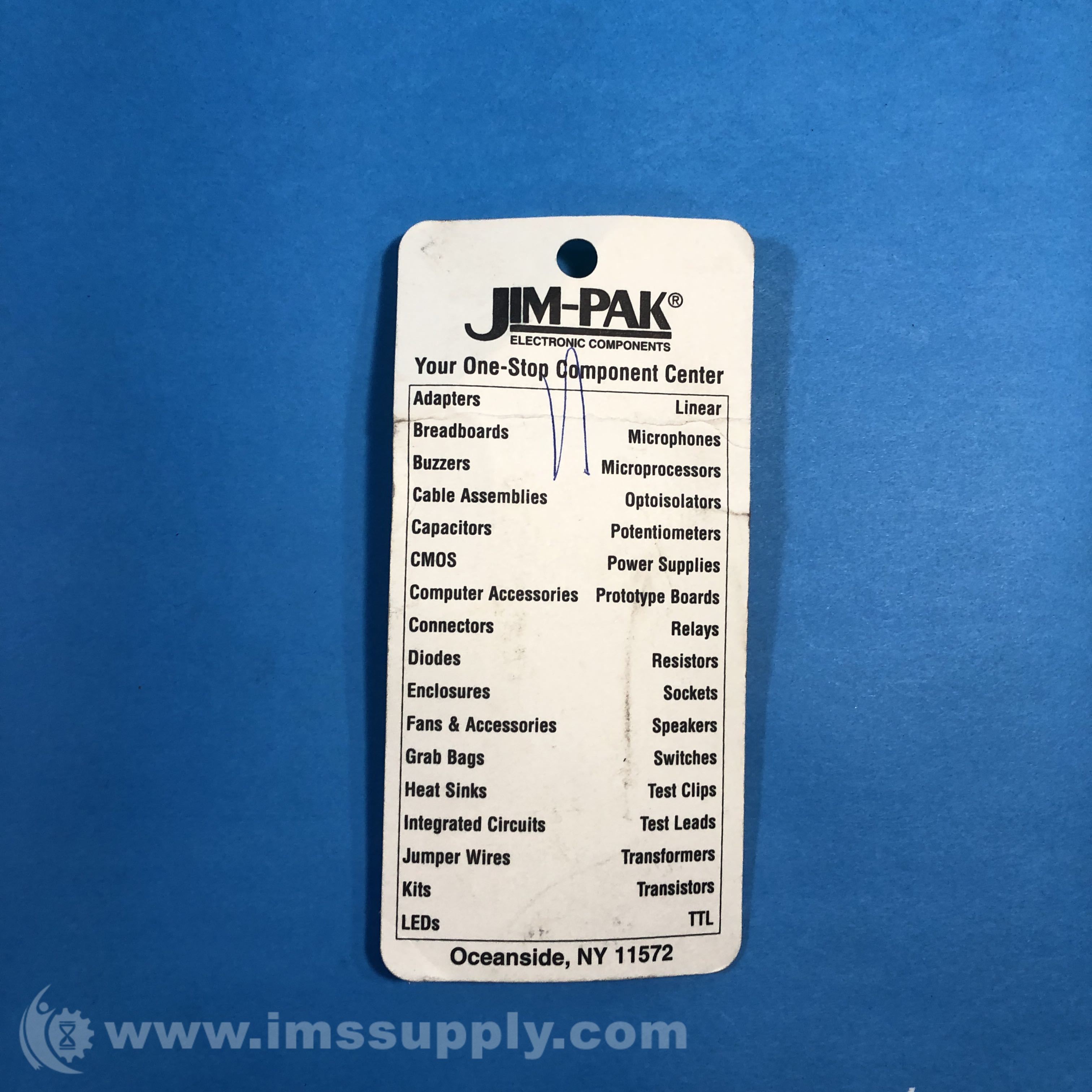 Jim-Pak MY.22JP Pack of 10 100V Mylar Capacitors - IMS Supply