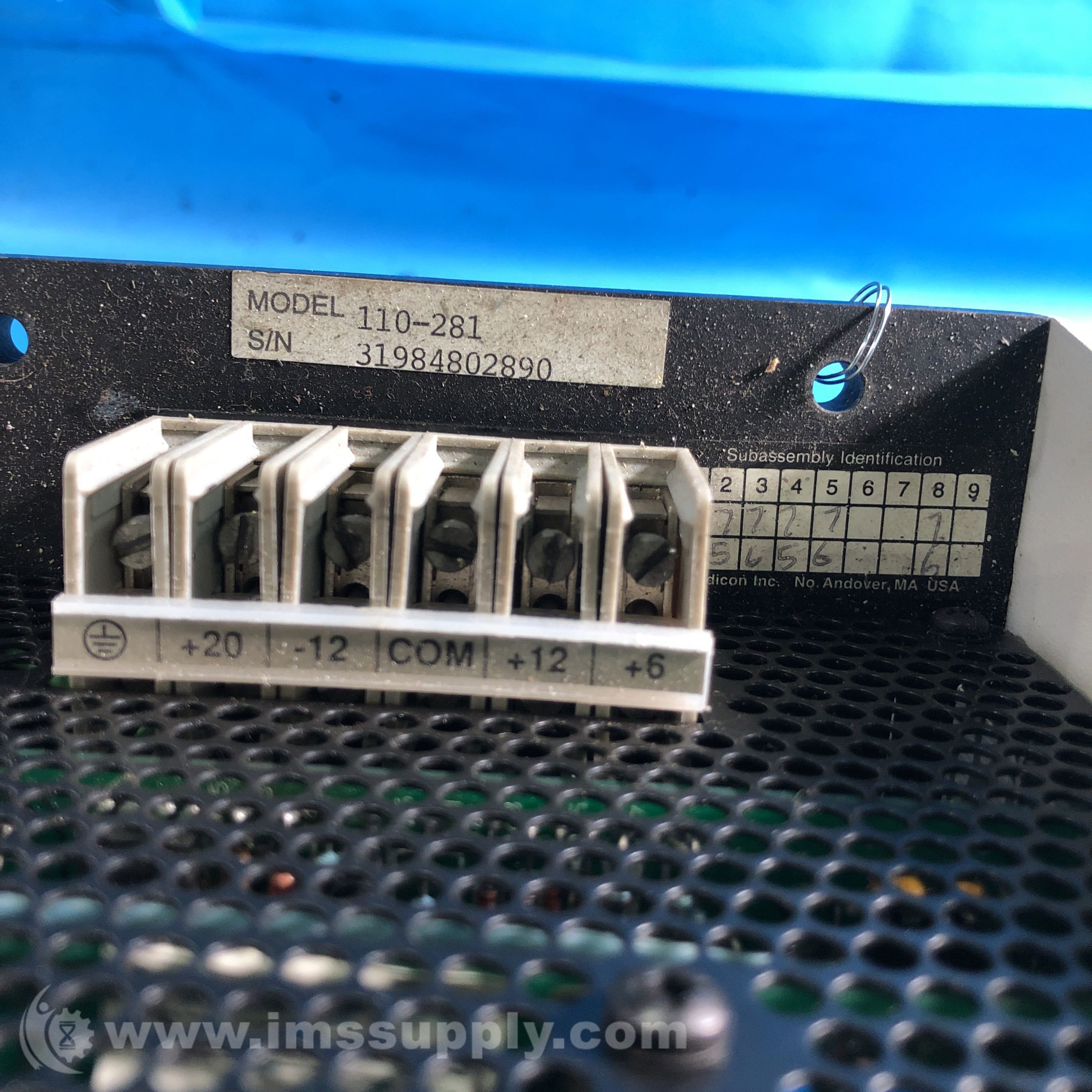 Modicon 110-281 - IMS Supply