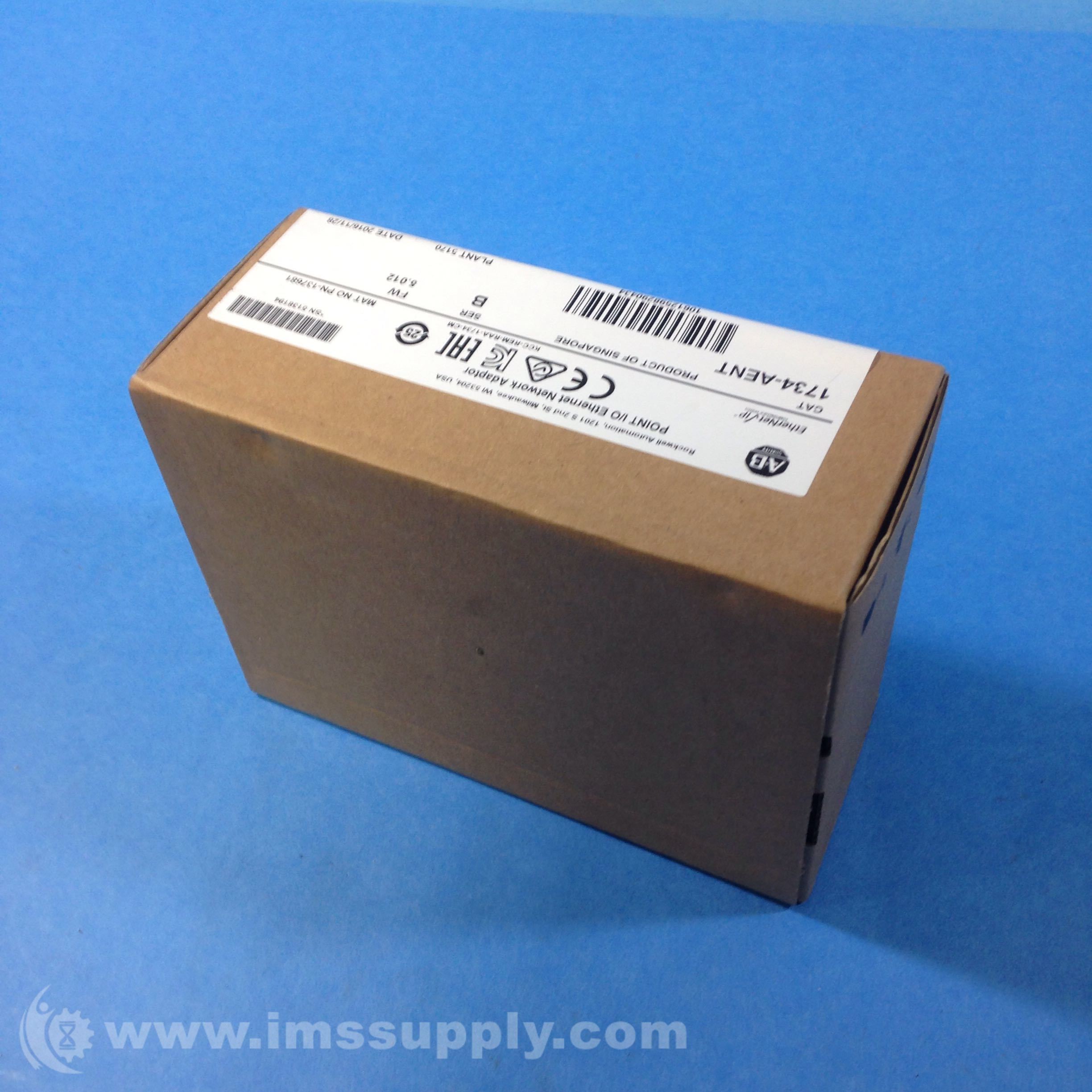 Allen Bradley 1734-AENT POINT I/O EtherNet/IP Adapter Module - IMS Supply