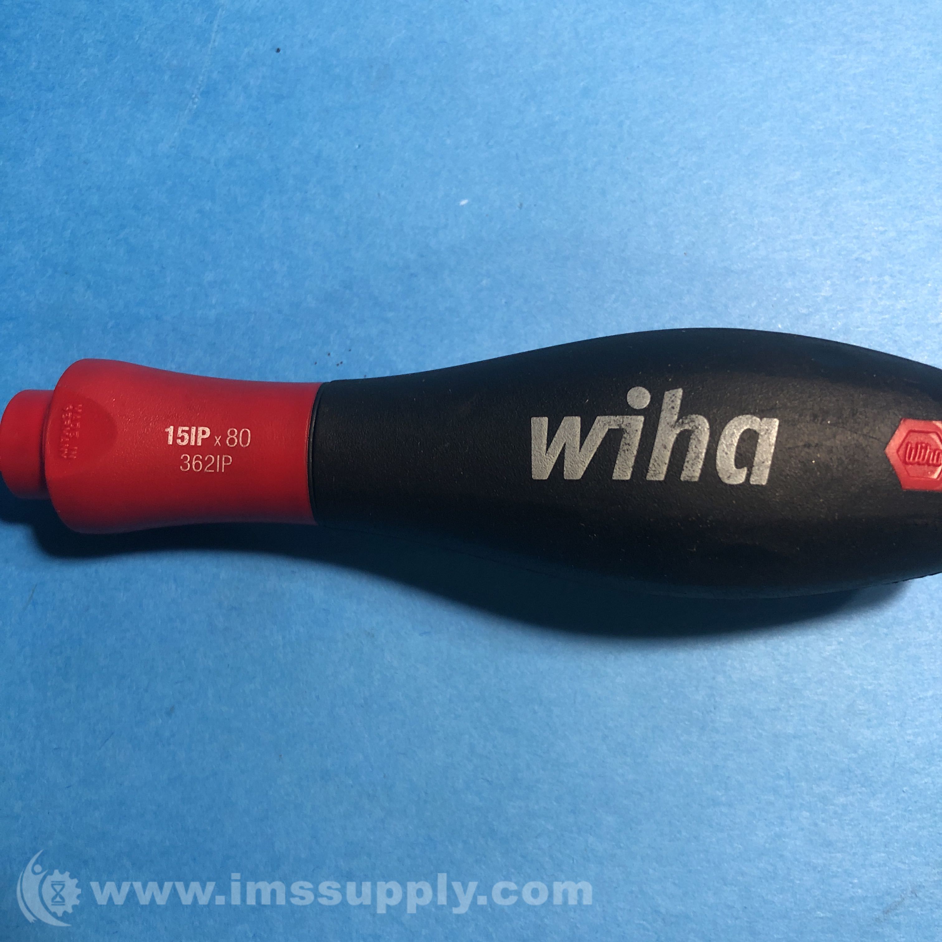 Wiha 15IPX80 362IP Soft Finish 15ip X 80 Torx Plus Screwdriver - IMS Supply
