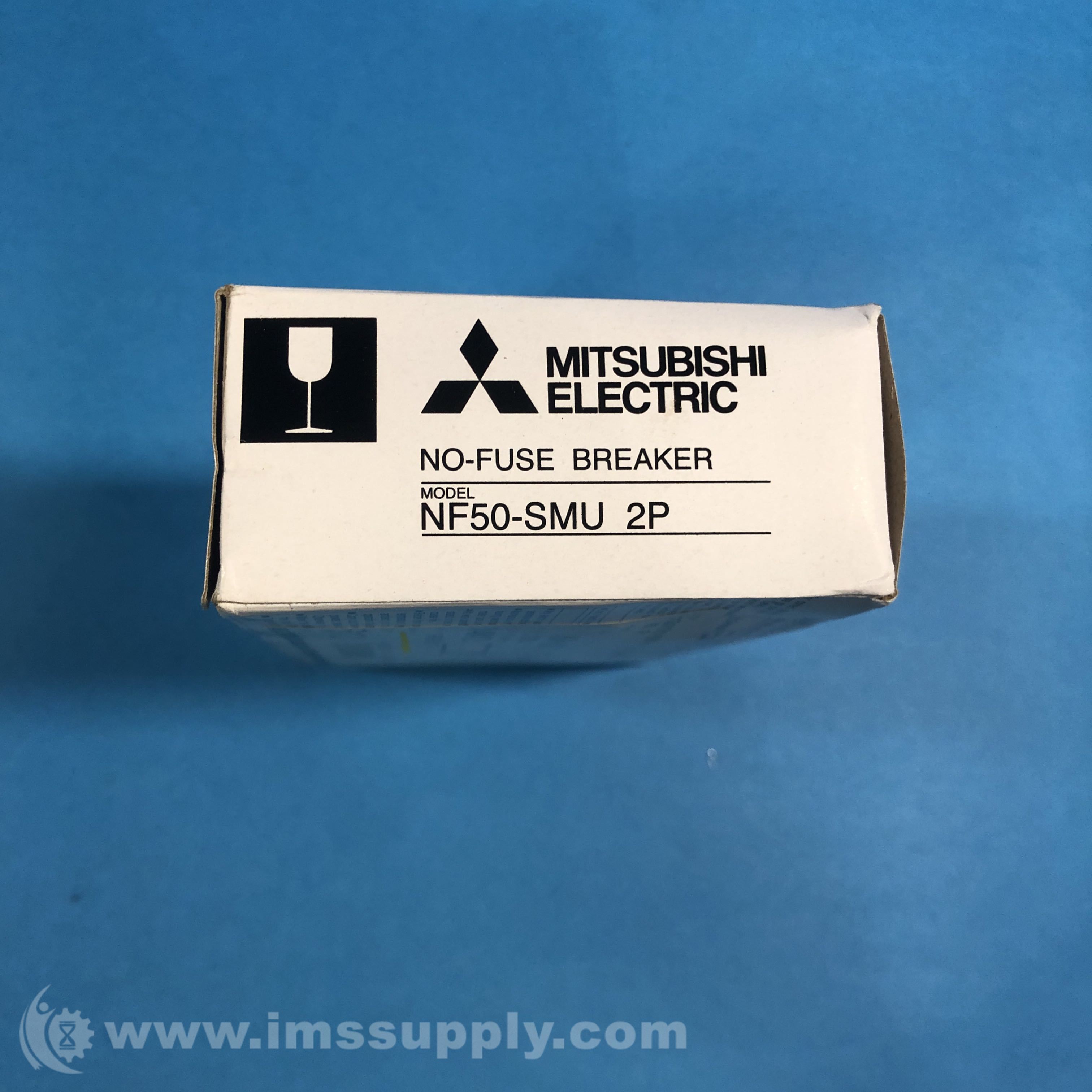 Mitsubishi Electric NF50-SMU 2P 2A Molded Circuit Breaker - IMS Supply