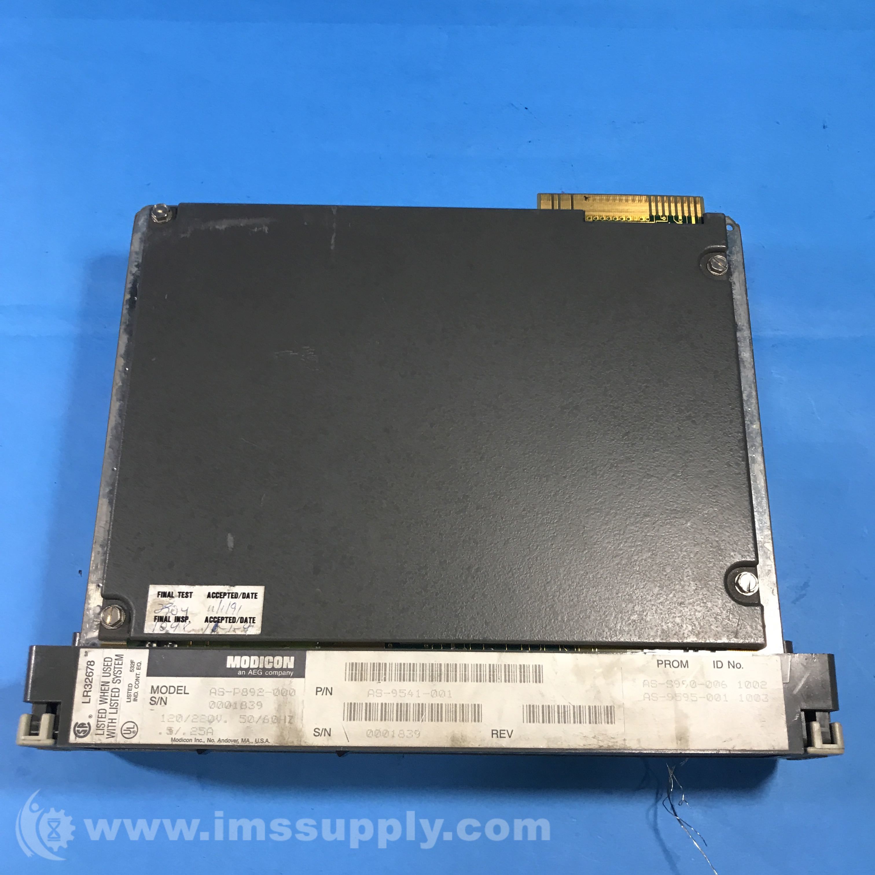 Modicon AS-P892-000 Remote I/O Processor Module - IMS Supply