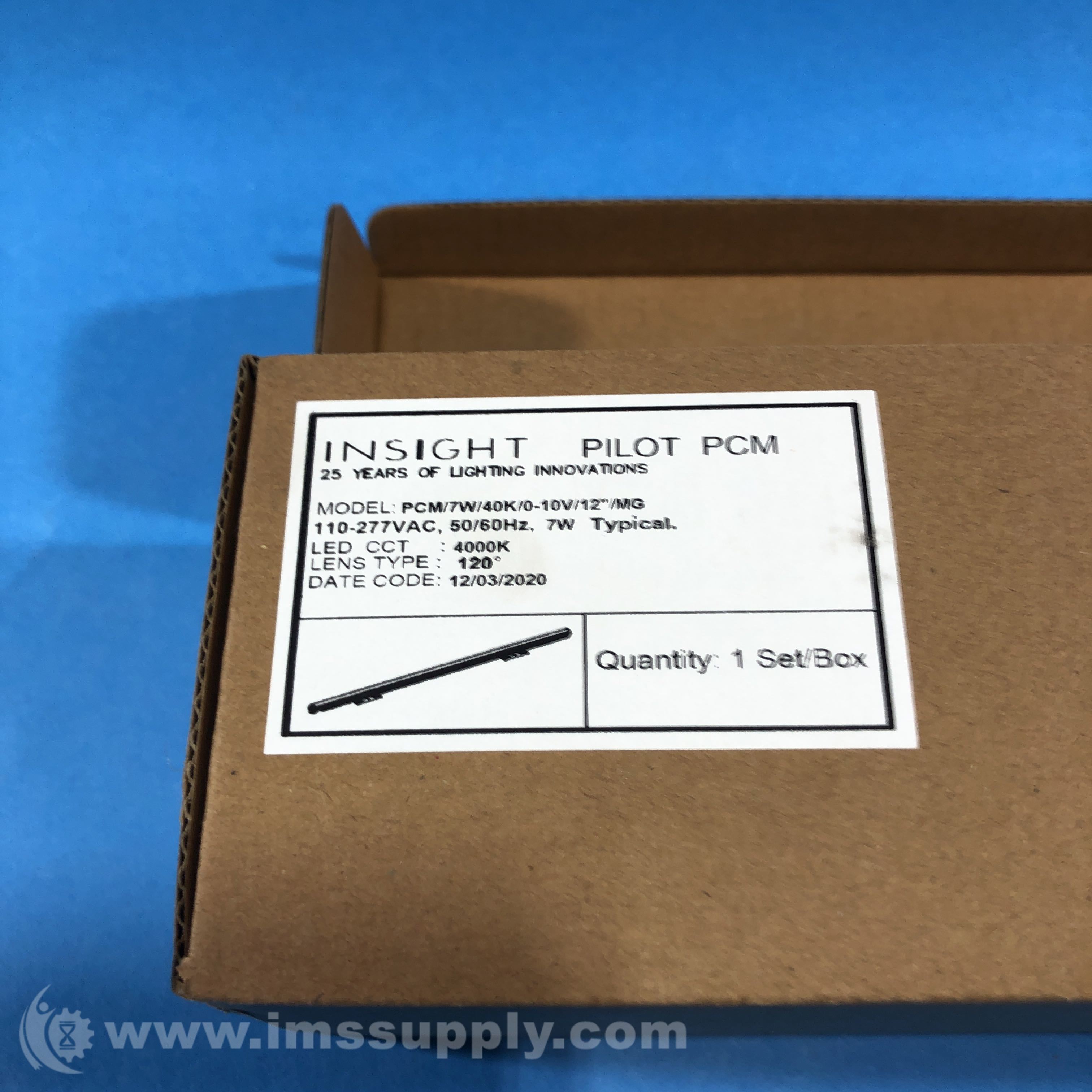 INSIGHT PCM/7W/40K/0-10V/12"/MG Box of 16 - IMS Supply
