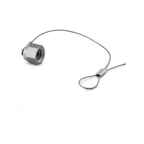 Swagelok SS-810-P-0006 316 Stainless Steel Plug with Lanyard - IMS Supply
