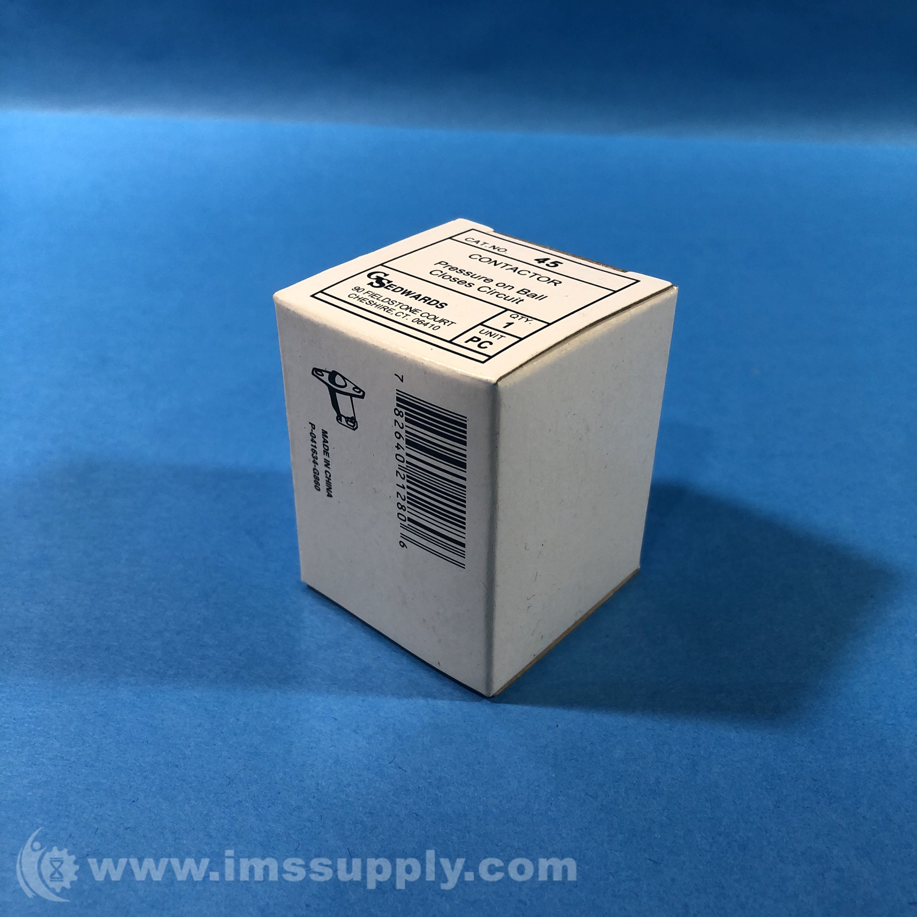 Gs Edwards 45 Rolling Ball Contactors - IMS Supply